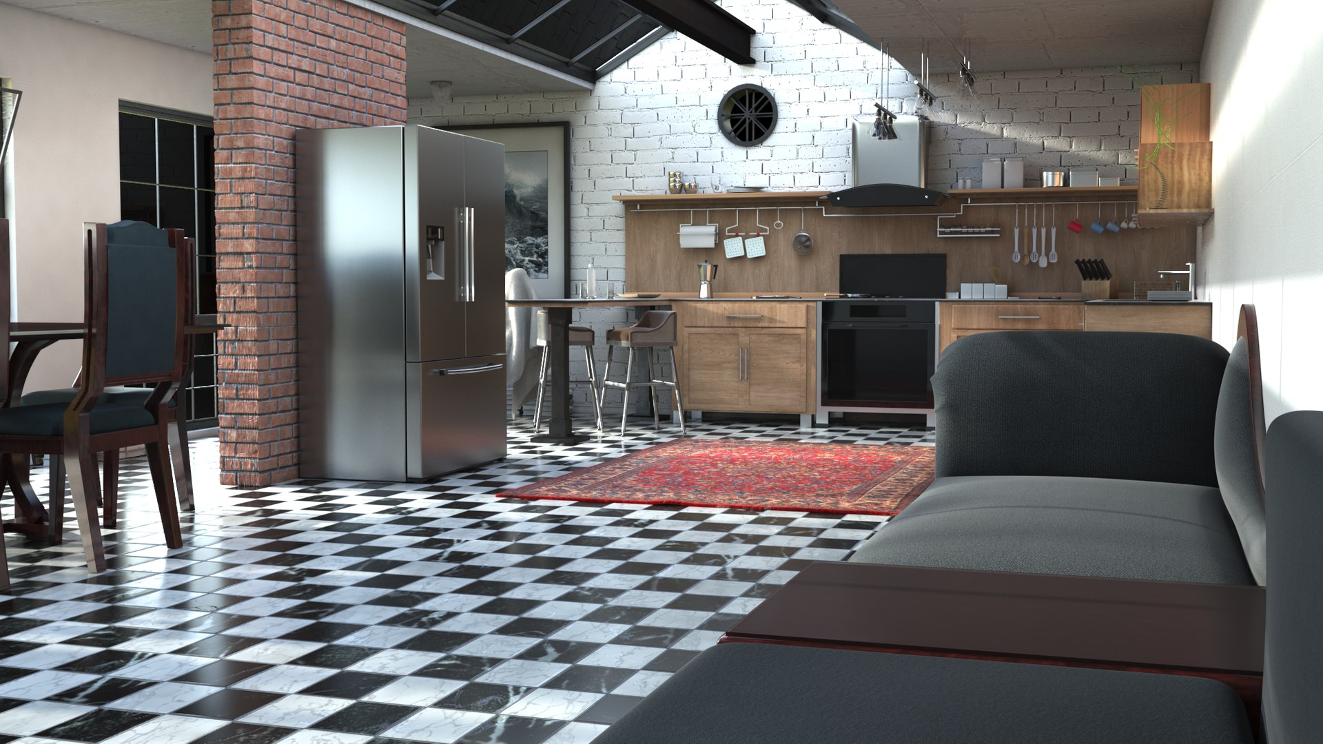 3D Modern Interior Scene - TurboSquid 1152754