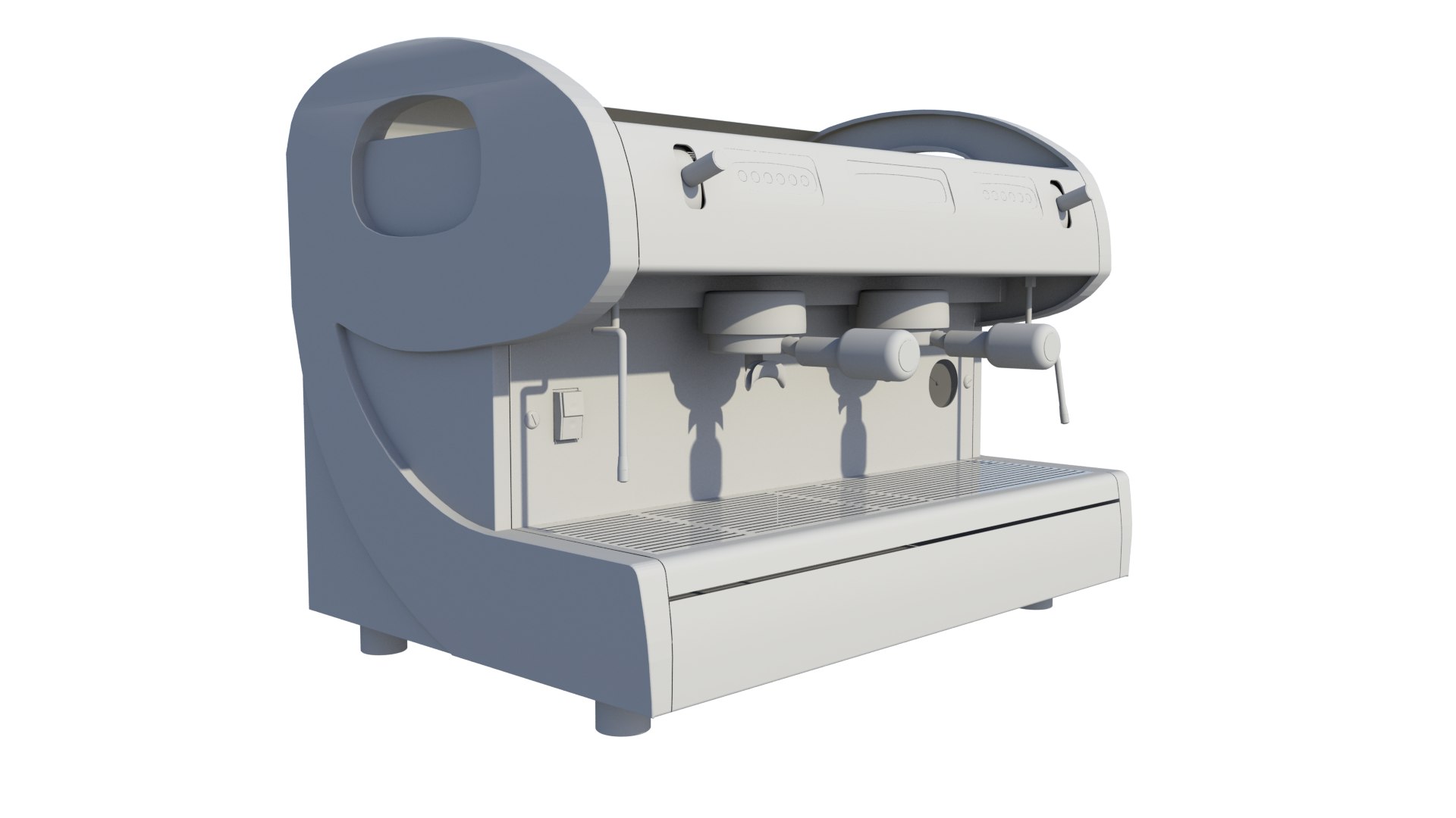 3d coffee machine model