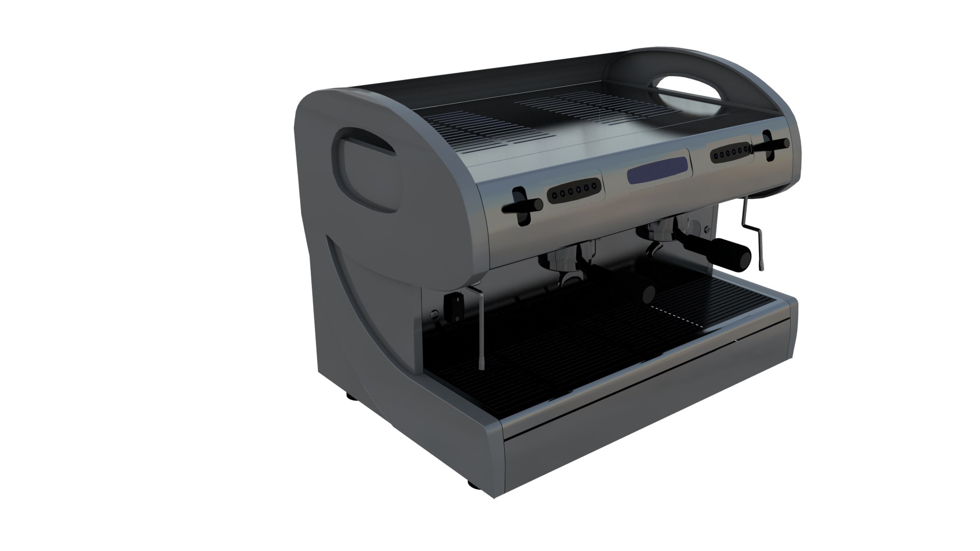 3d coffee machine model