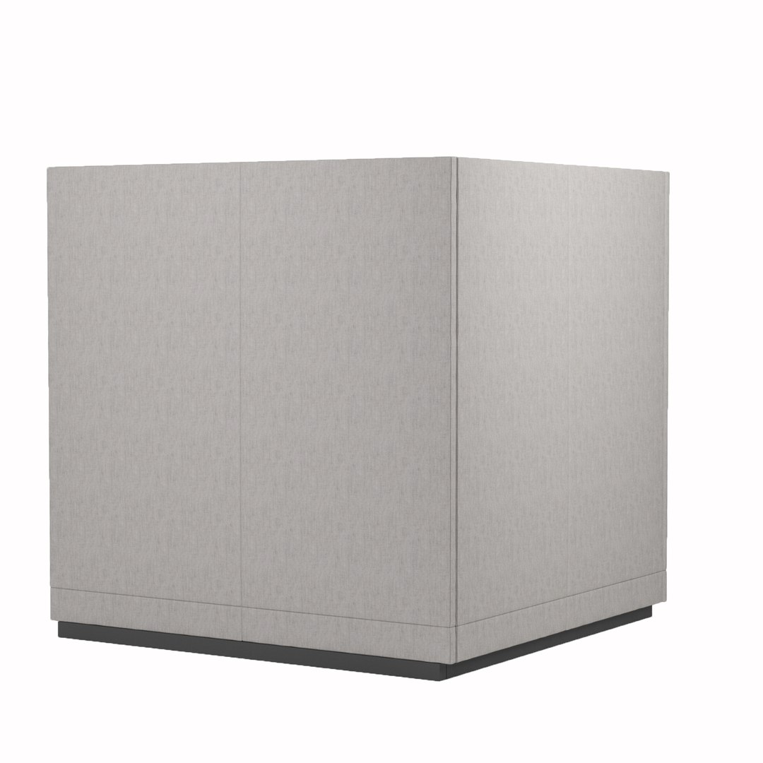 Brick modular square seating 3D - TurboSquid 1812887