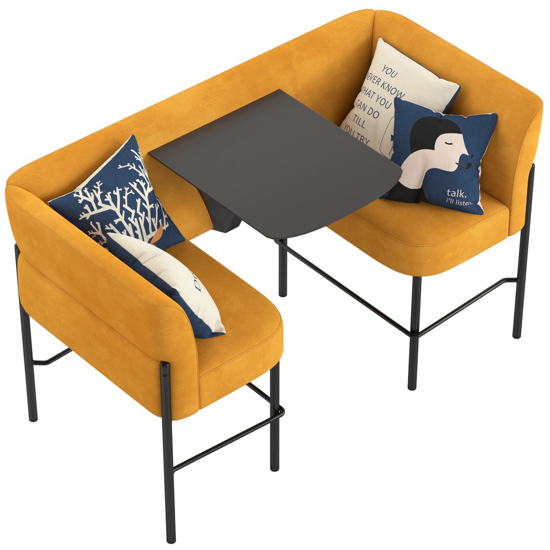 3D Model Herman Miller Hue Lounge Furniture2 - TurboSquid 2176637