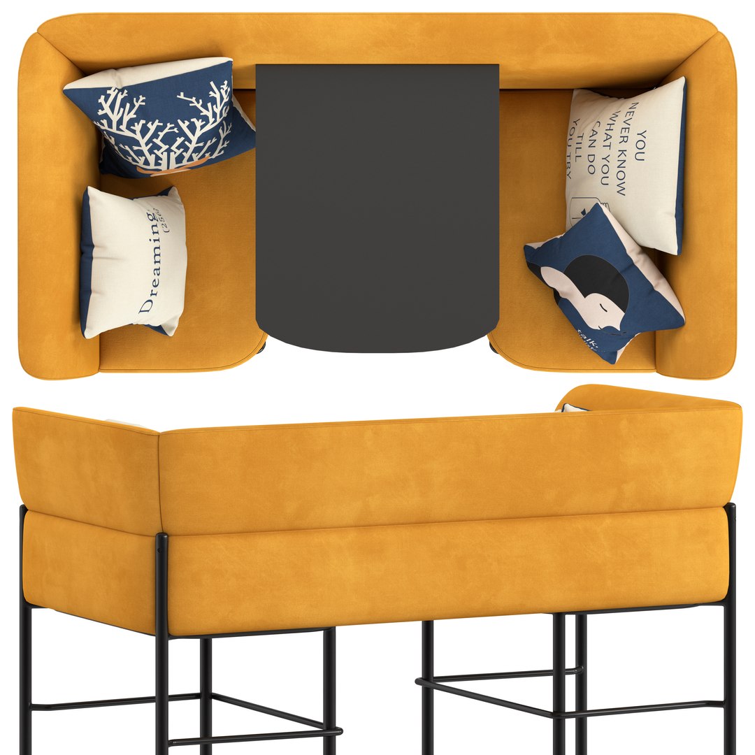 3D Model Herman Miller Hue Lounge Furniture2 - TurboSquid 2176637