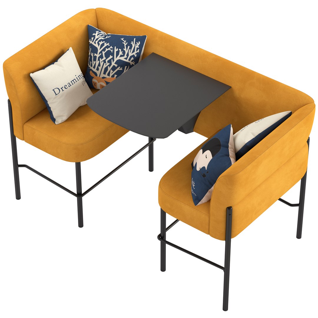 3D Model Herman Miller Hue Lounge Furniture2 - TurboSquid 2176637