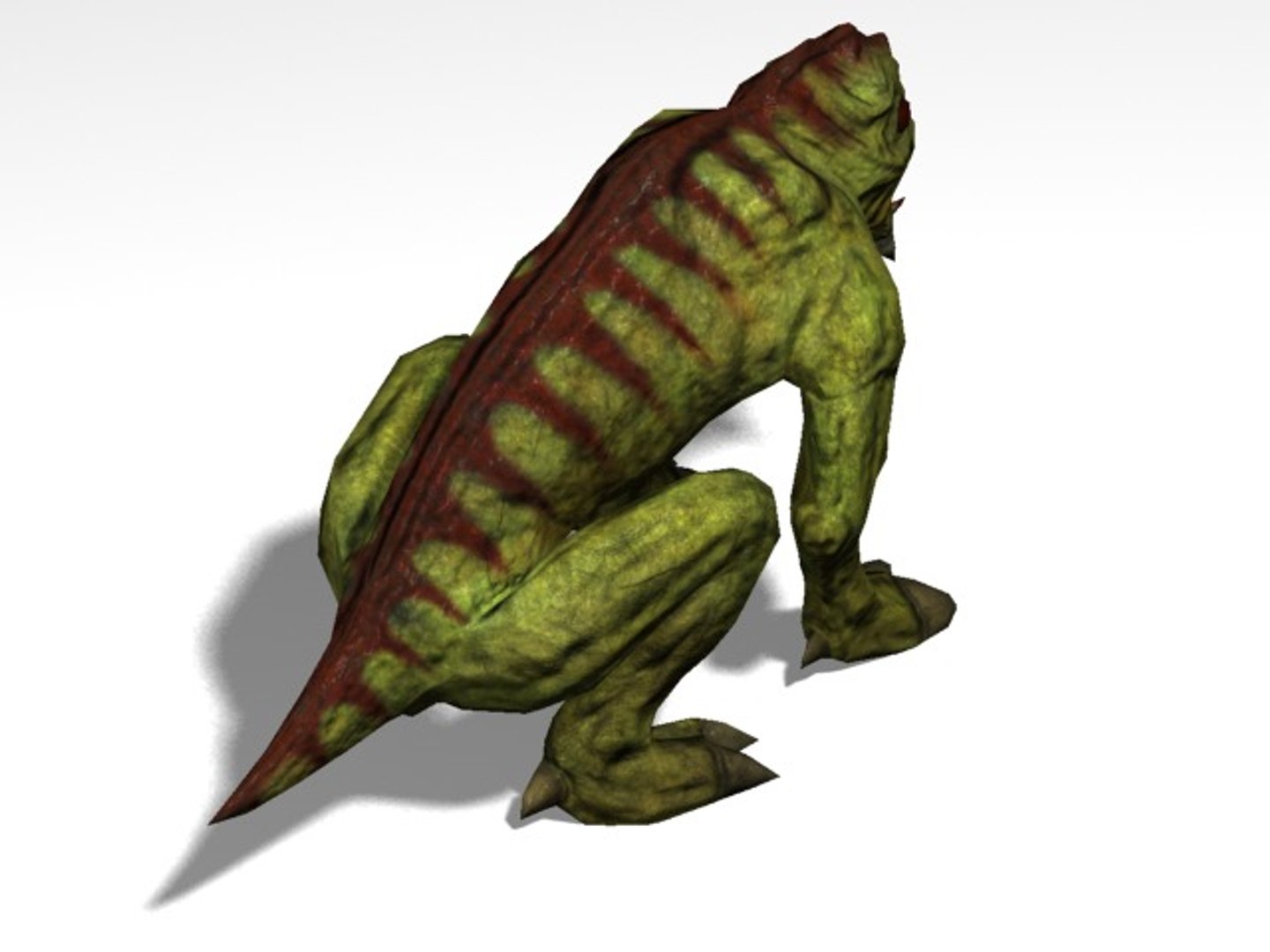 Monster Reptile Creature 3d Model