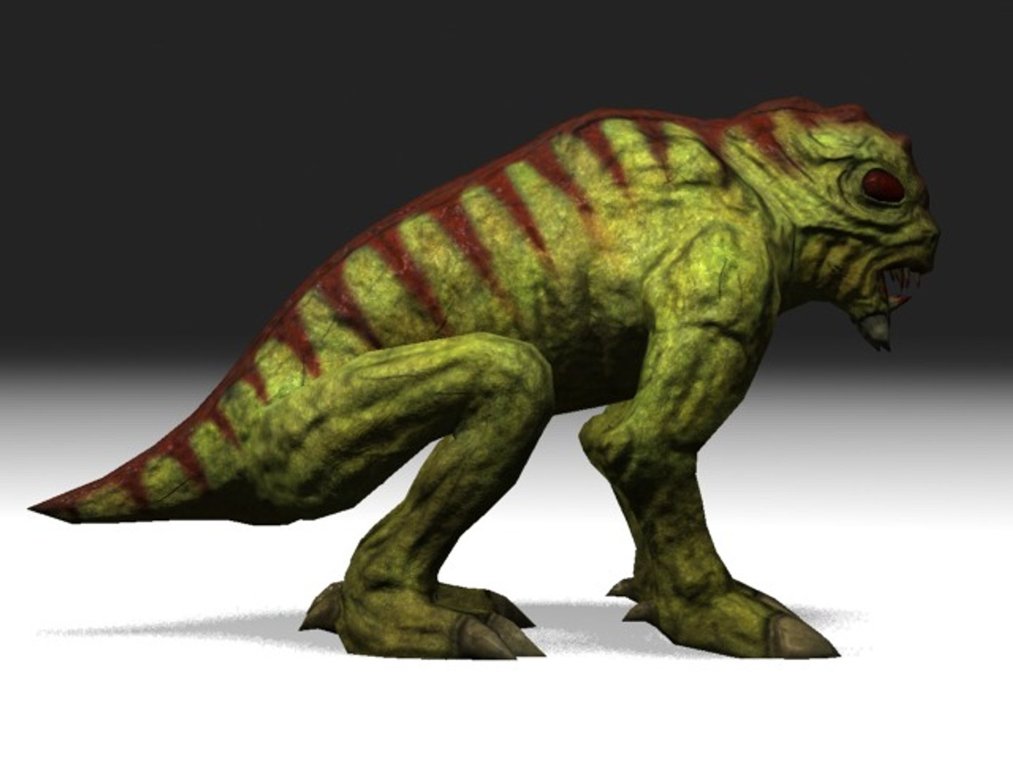 Monster Reptile Creature 3d Model