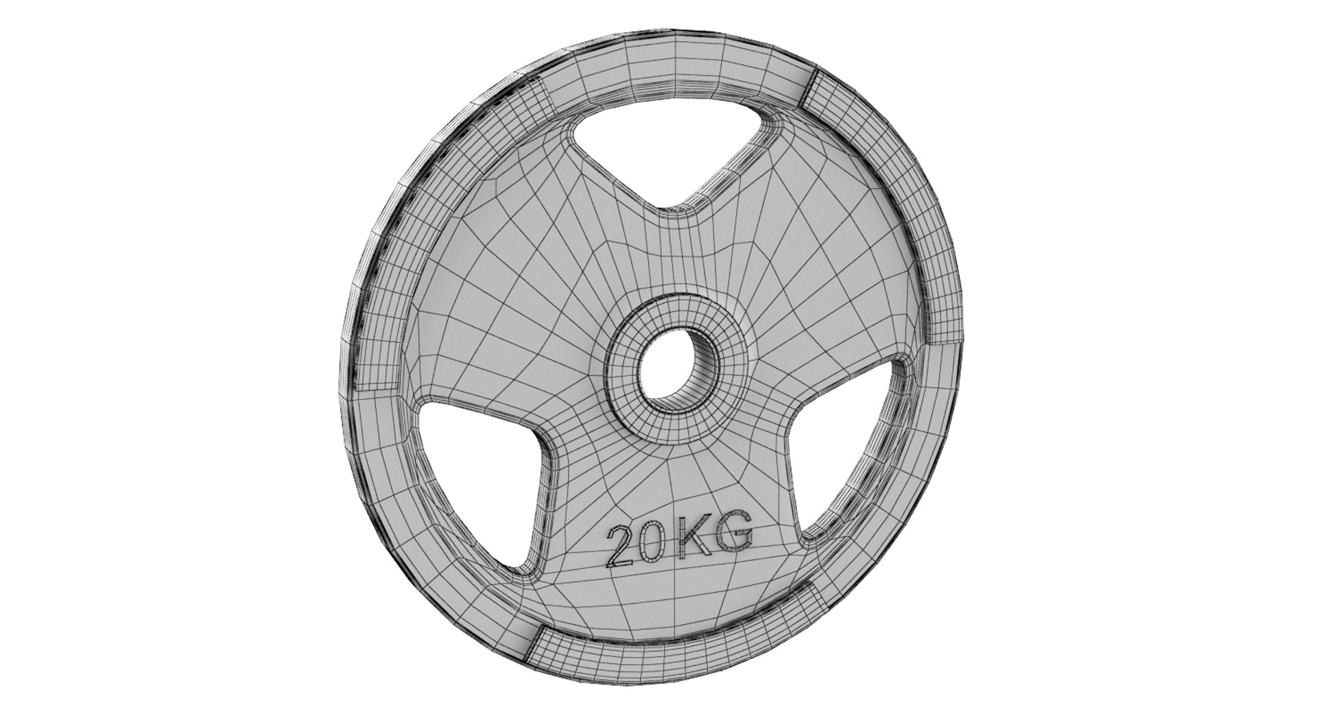 3D Barbell Plate - TurboSquid 1378896