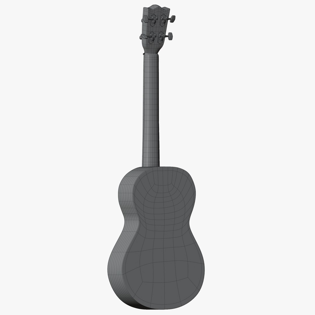 Ukulele Baritone PBR 3D Model - TurboSquid 2364703