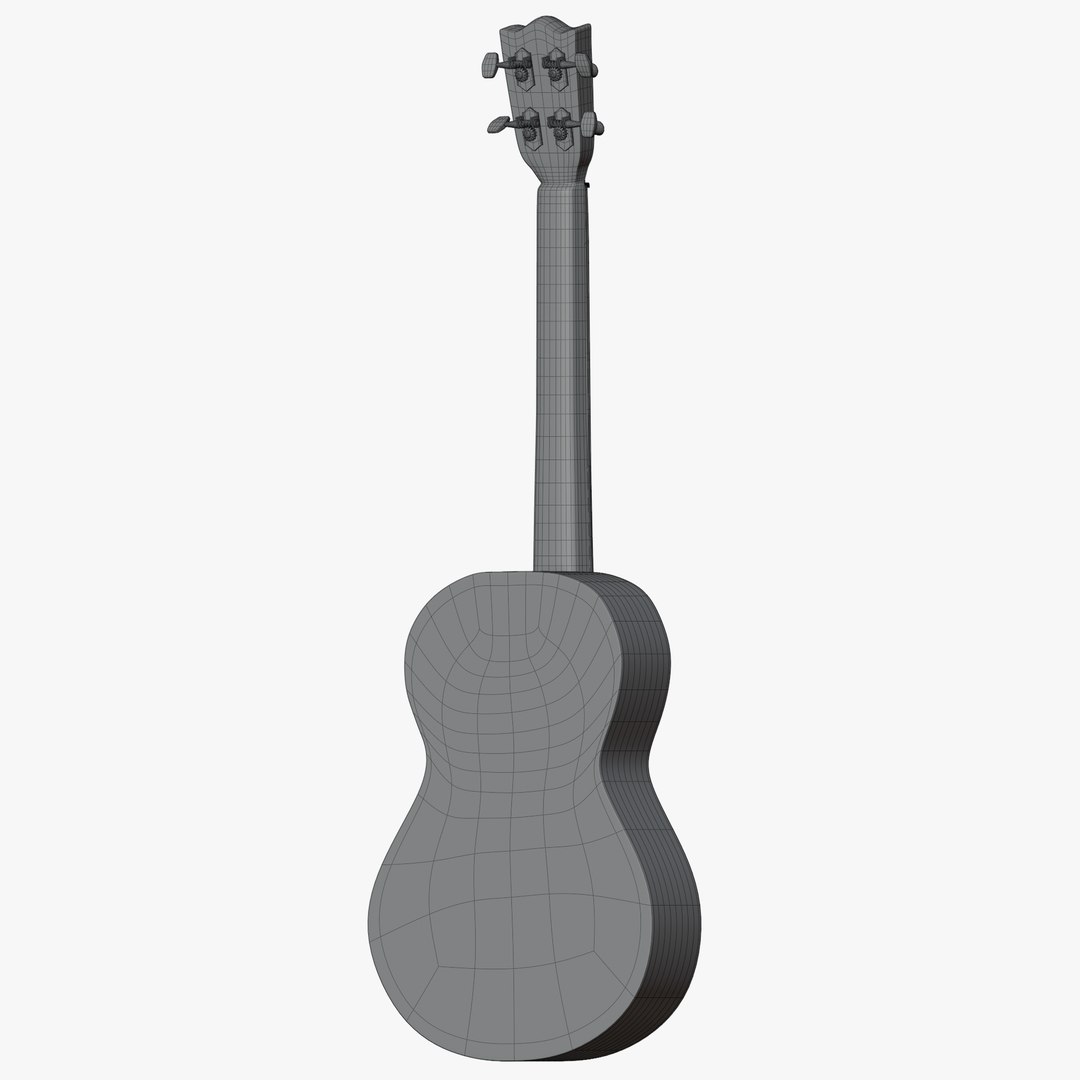 Ukulele Baritone PBR 3D Model - TurboSquid 2364703