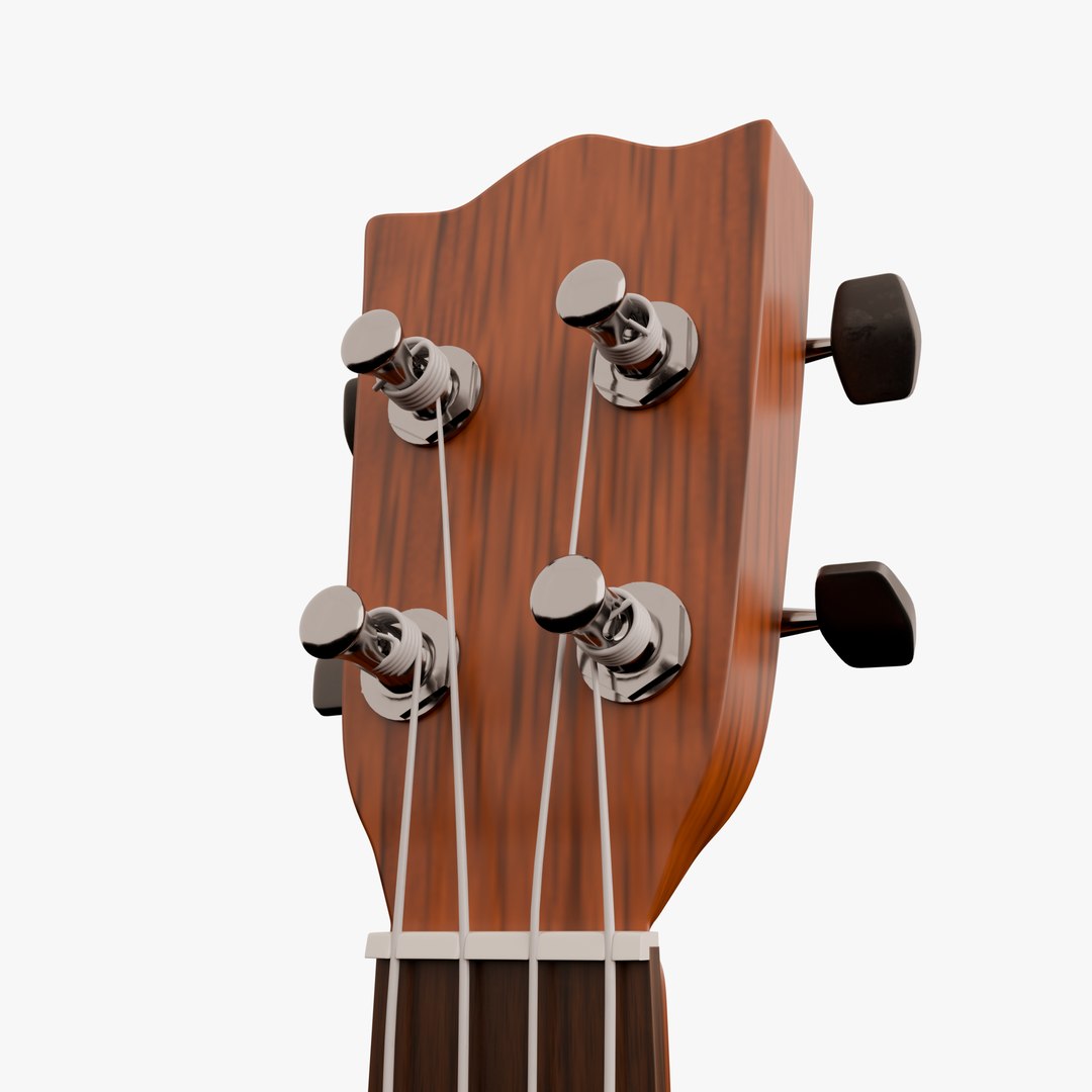 Ukulele Baritone PBR 3D Model - TurboSquid 2364703