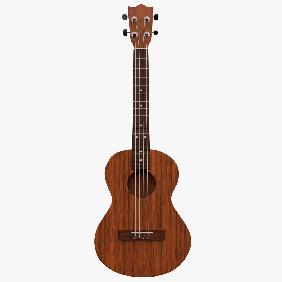 Ukulele Baritone PBR 3D Model - TurboSquid 2364703