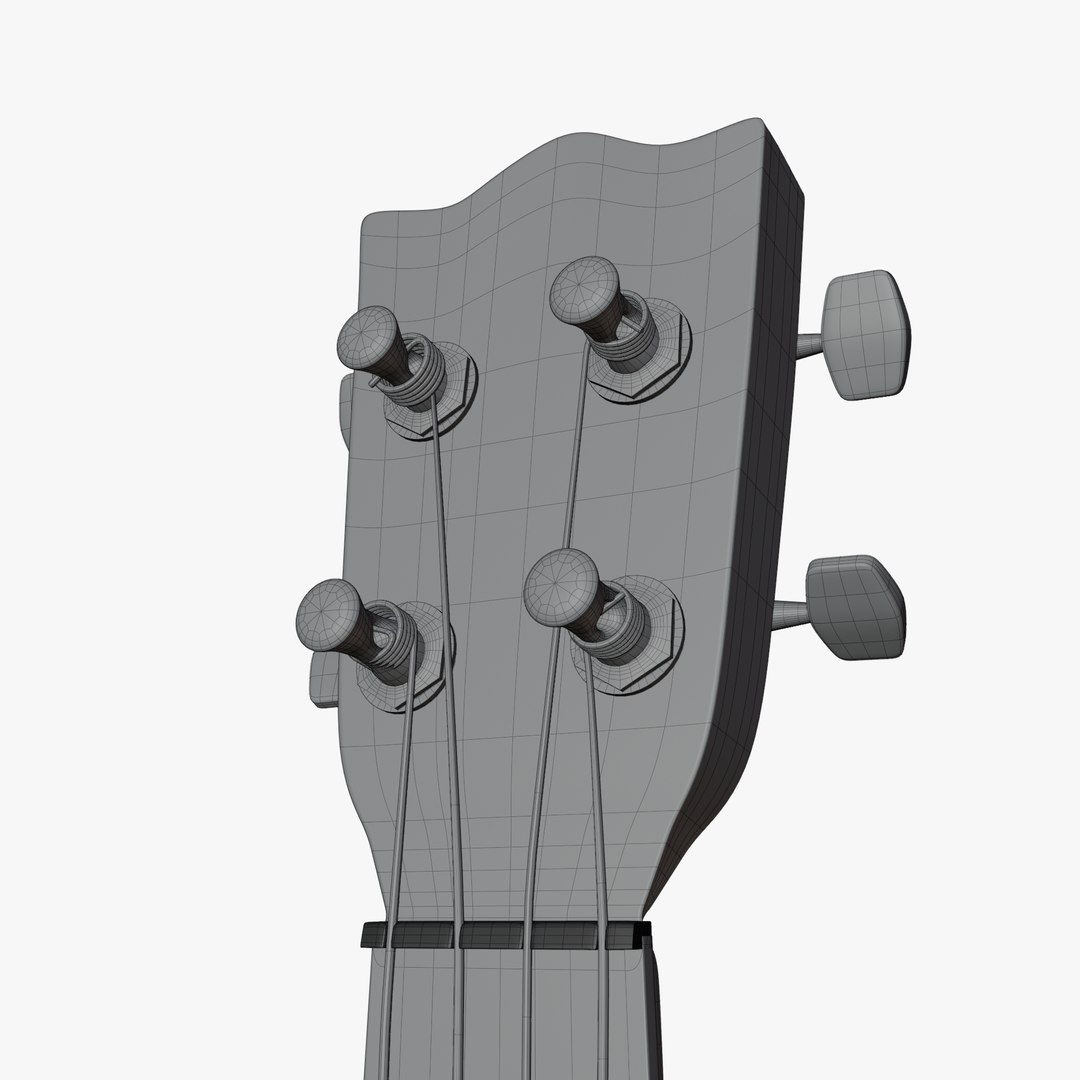 Ukulele Baritone PBR 3D Model - TurboSquid 2364703