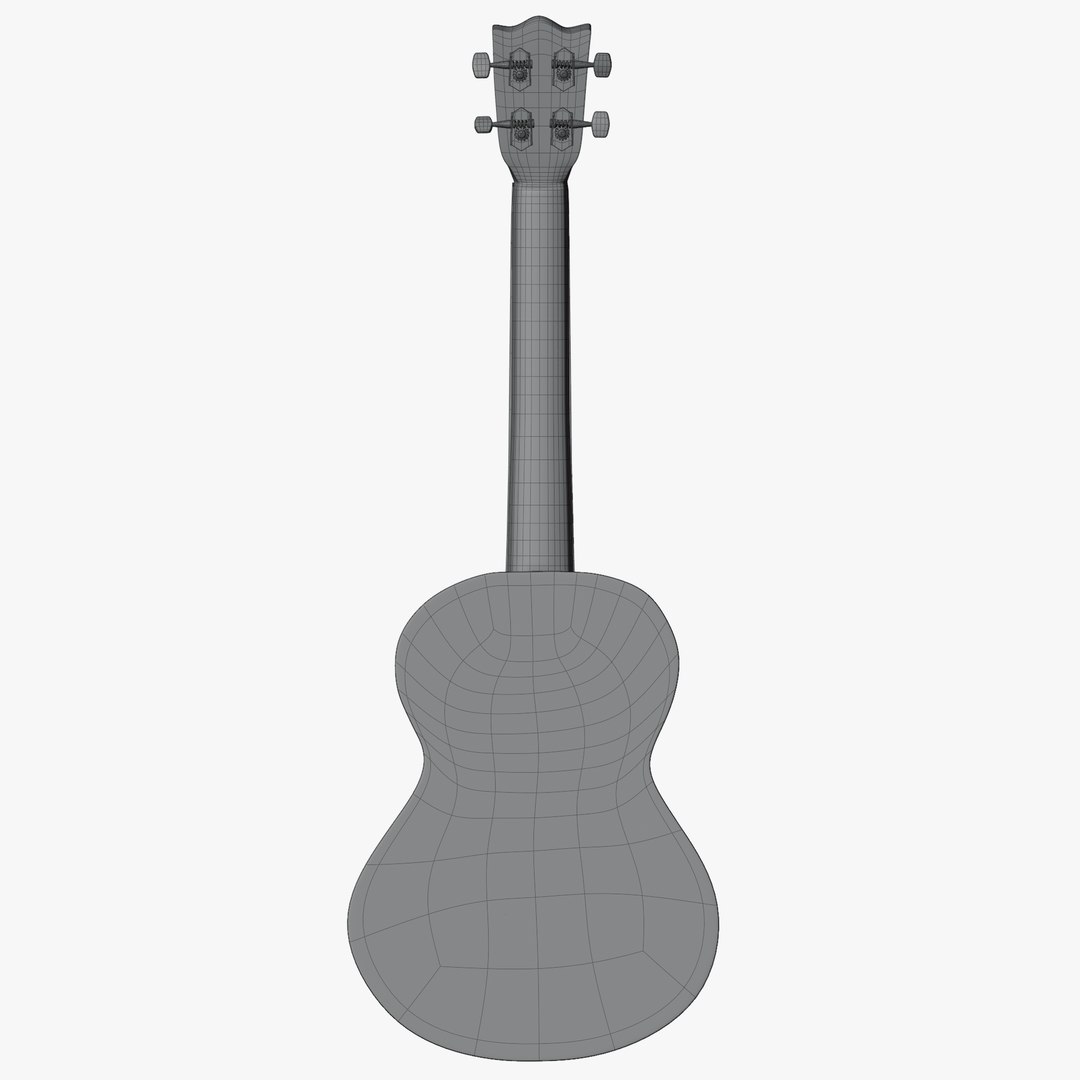 Ukulele Baritone PBR 3D Model - TurboSquid 2364703