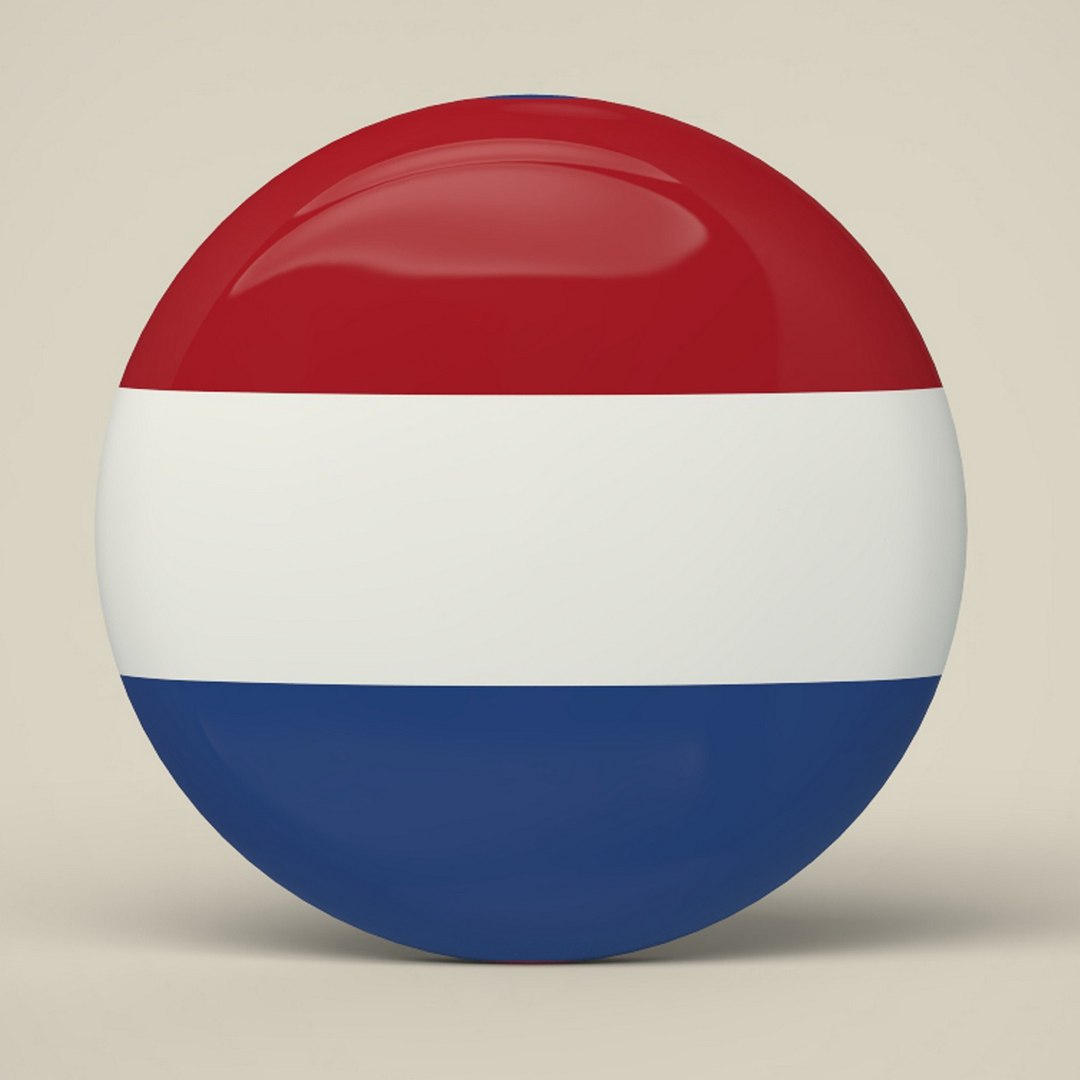Netherlands Badge 3D Model - TurboSquid 1851244