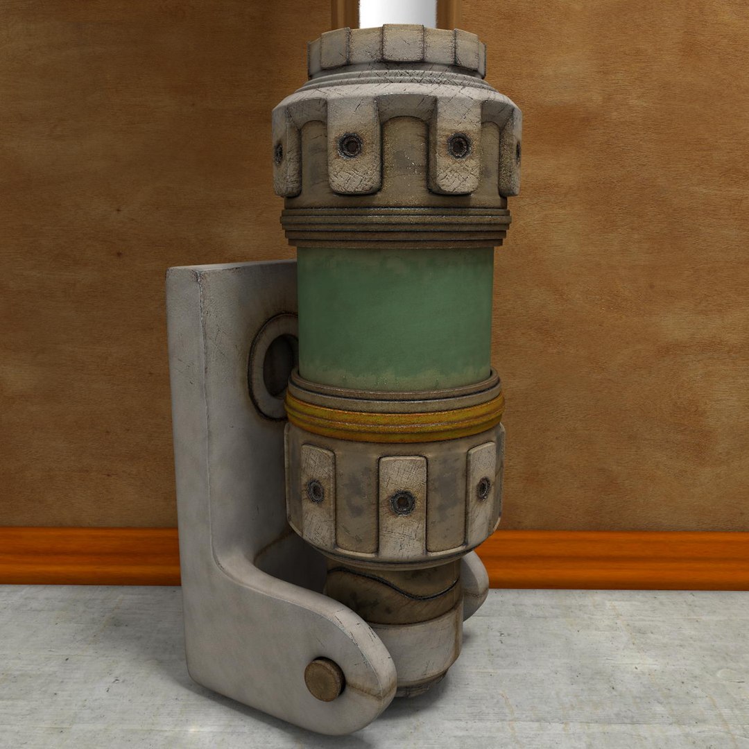 3d Model Hydraulic Stem