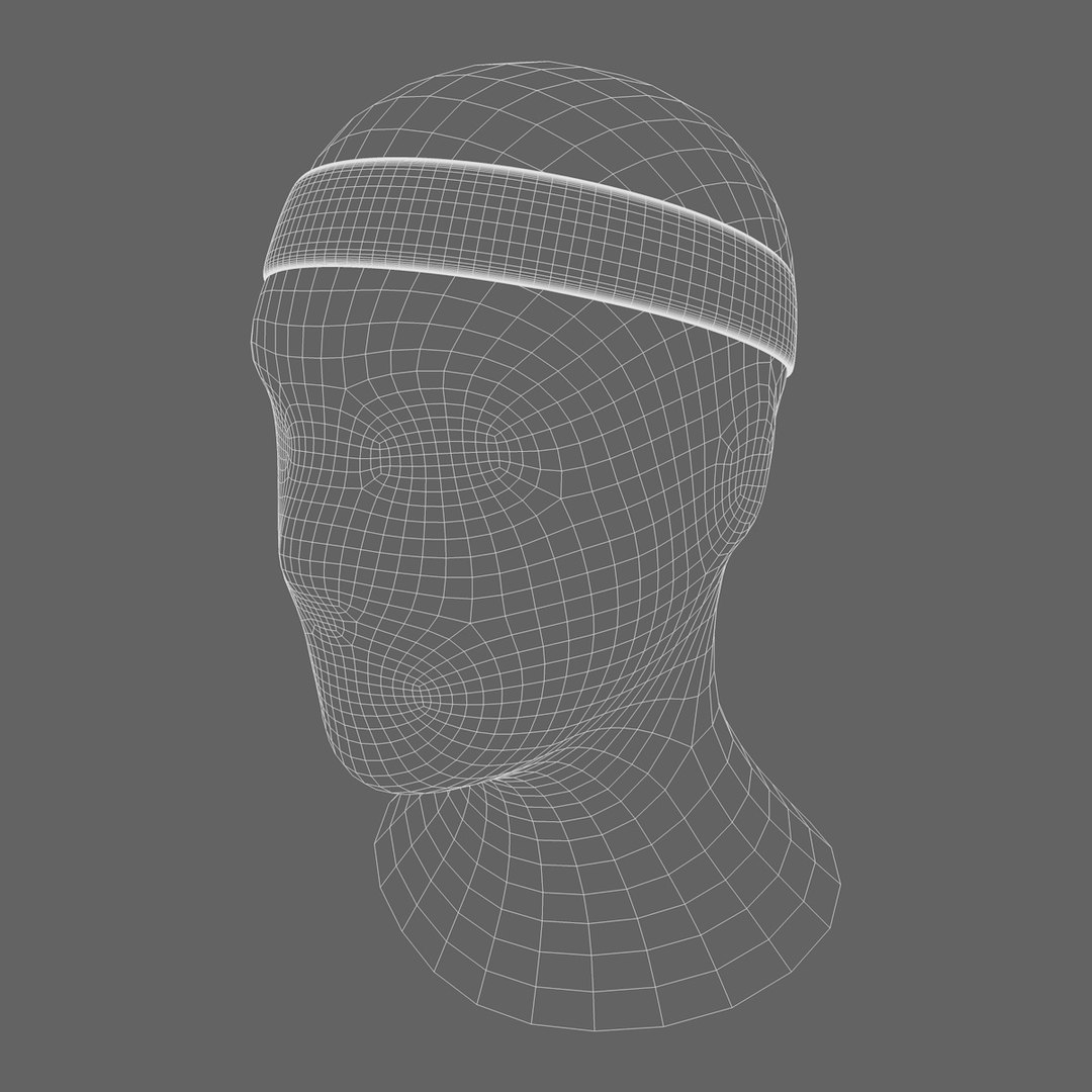 3d Model Sports Headband