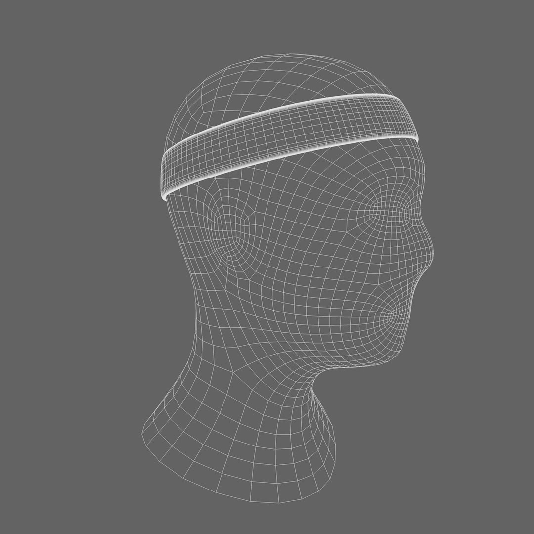 3d Model Sports Headband