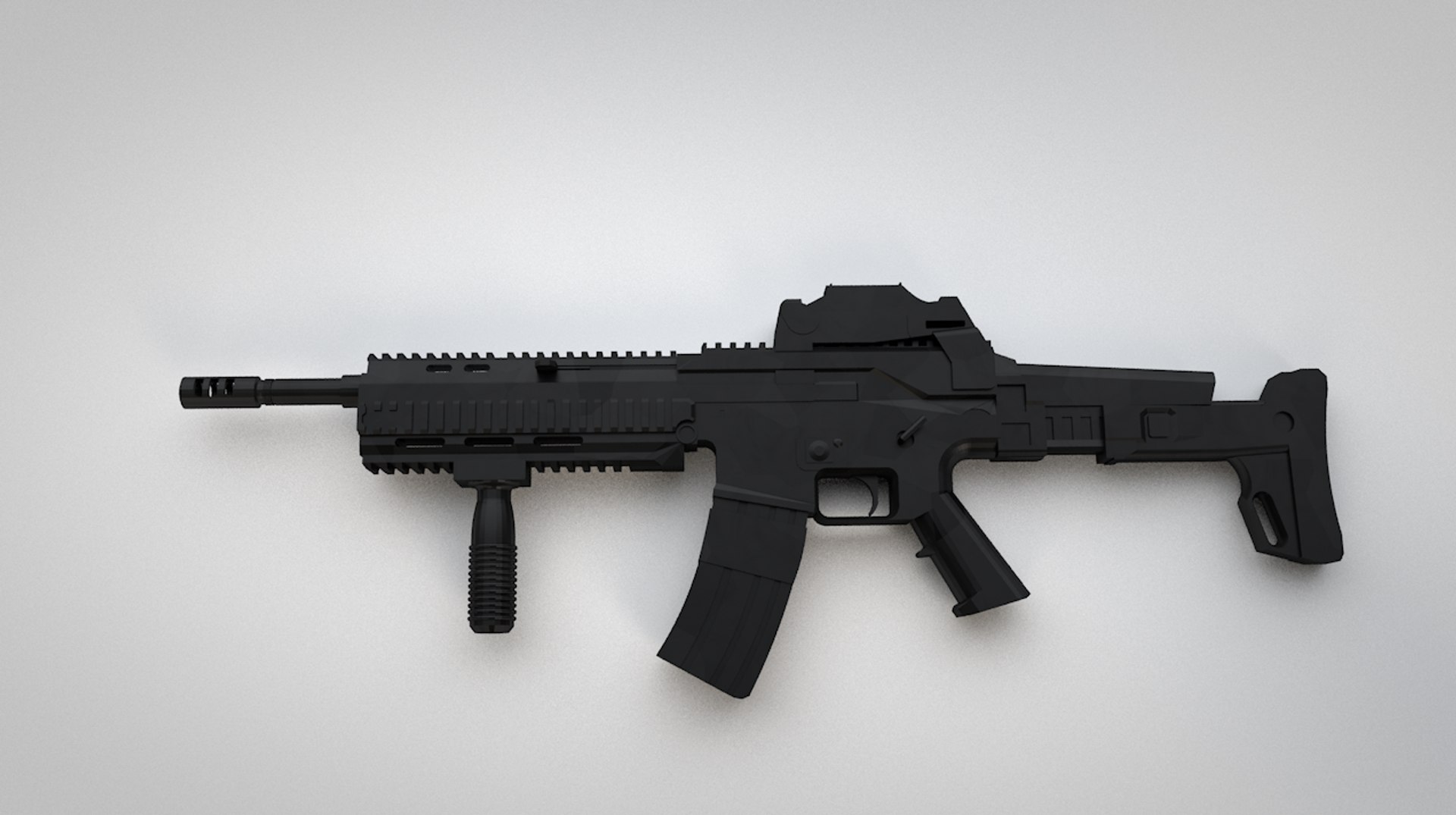 3d Gangsta Weapon Model