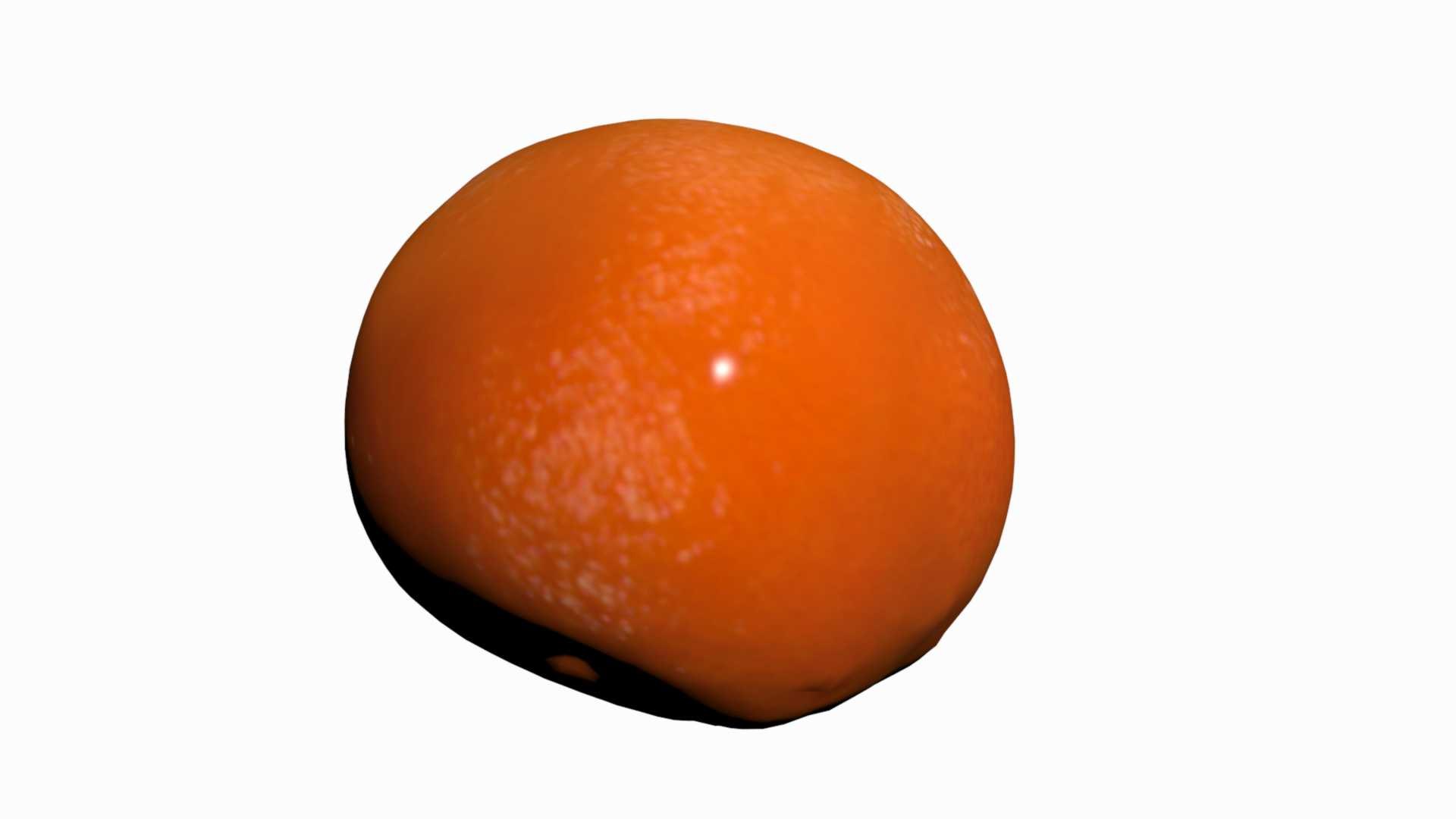 Tangerine 3D Model - TurboSquid 1744427