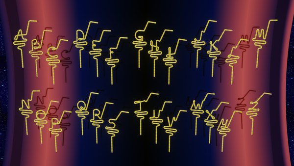 Crazy Straw Letter Z 3D model - TurboSquid 1801344
