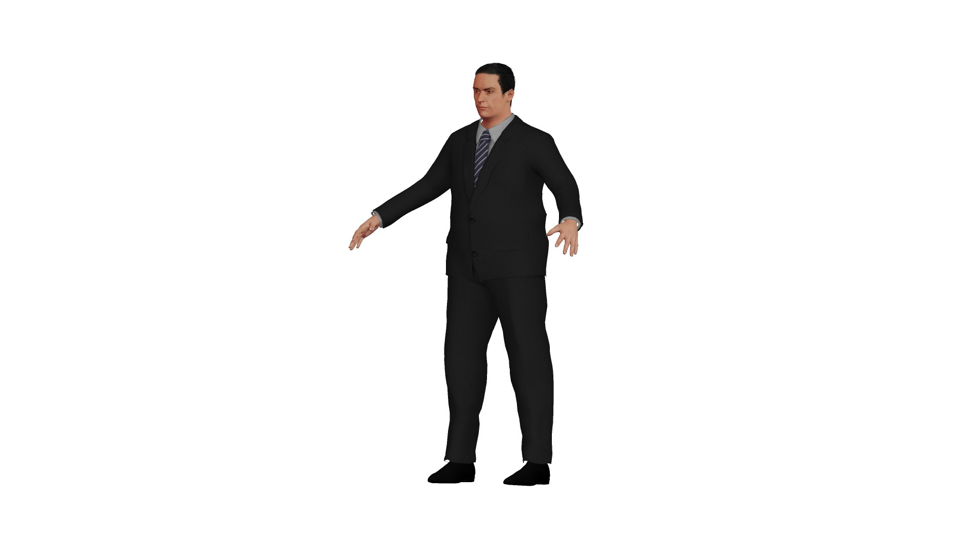 3D Male Politician - TurboSquid 1866925