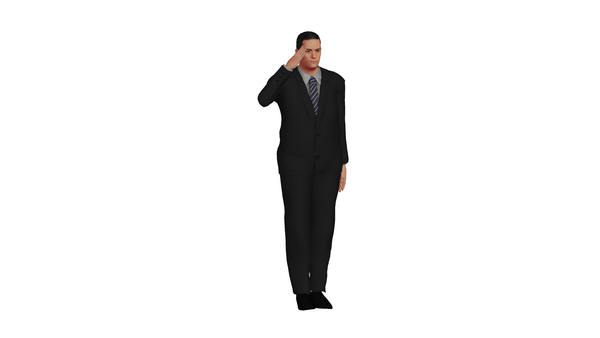 3D Male Politician - TurboSquid 1866925
