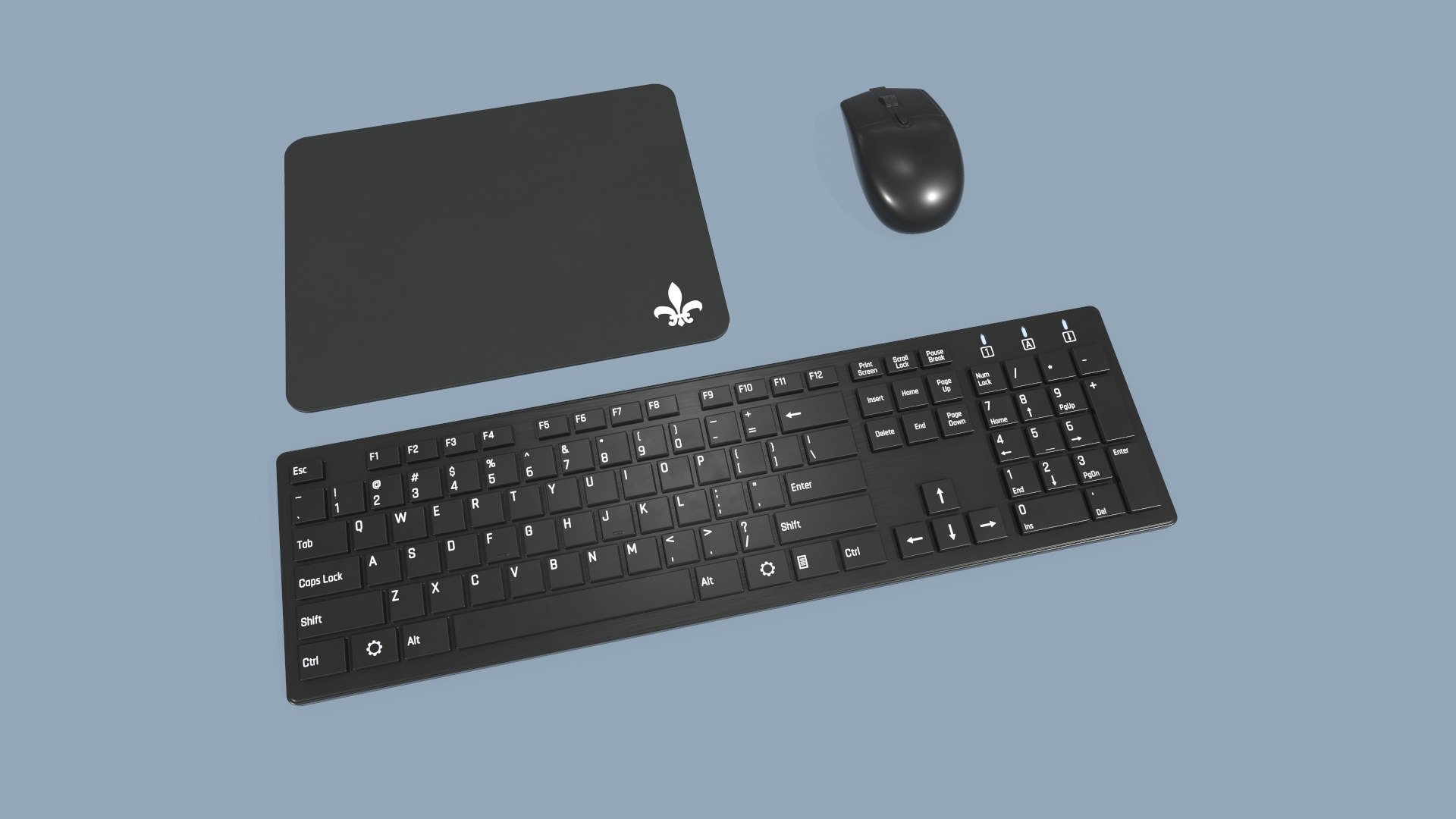 3D Computer Mouse And Keyboard - TurboSquid 1855003