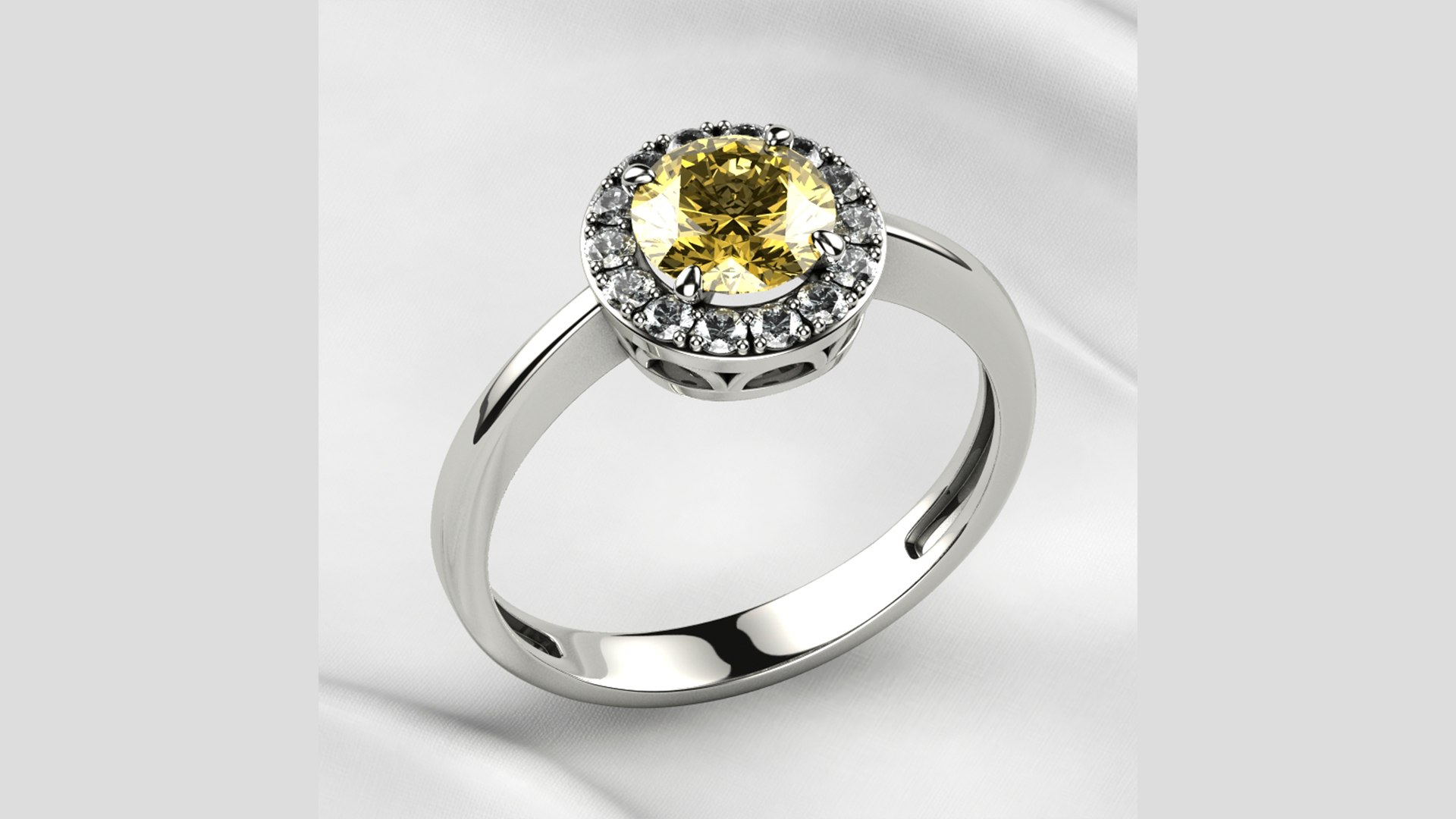 6mm Gemstone Gold Ring 3D model - TurboSquid 1828117