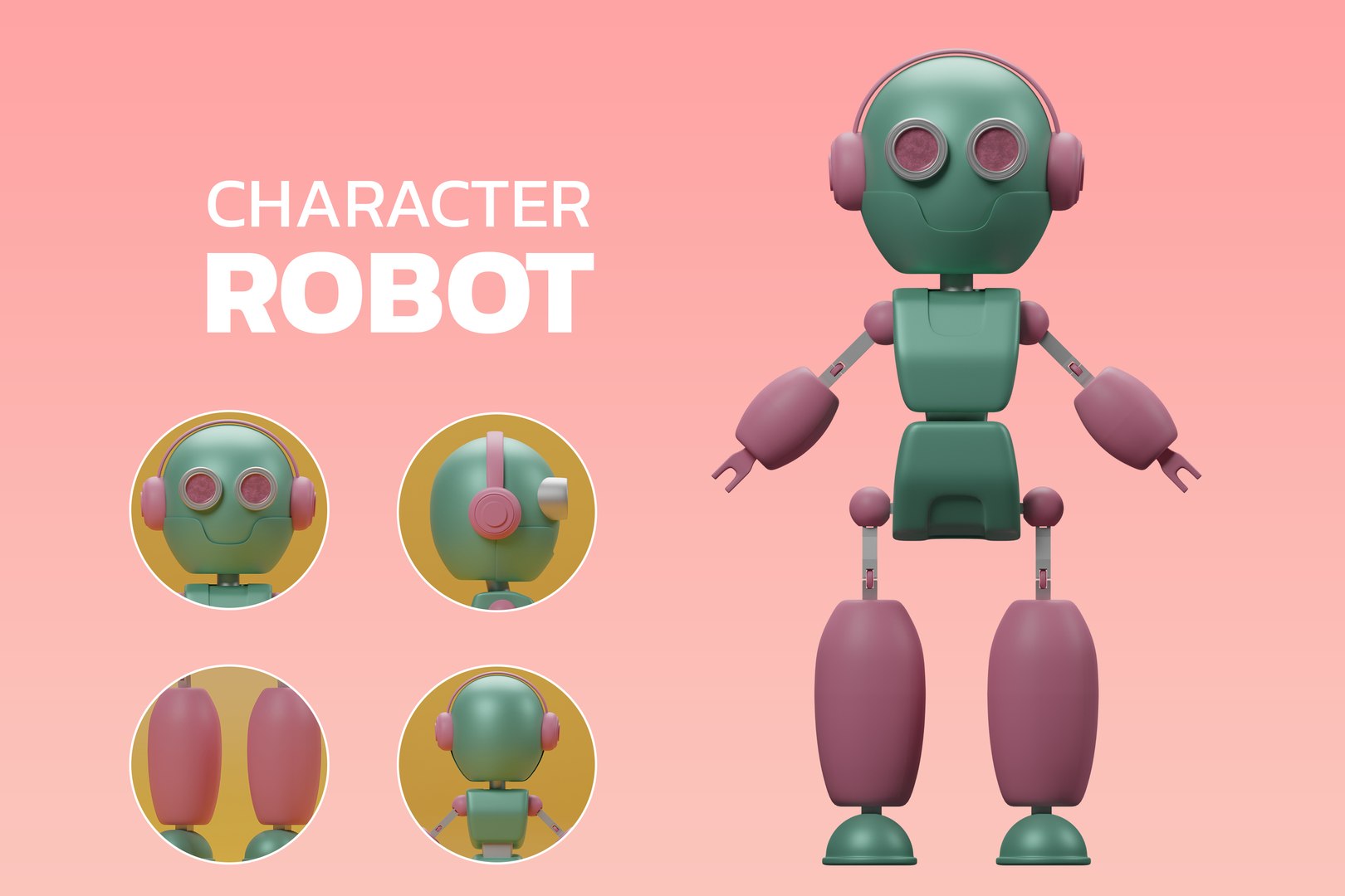 3D Model ROBOT Cartoon 3D - TurboSquid 1739399