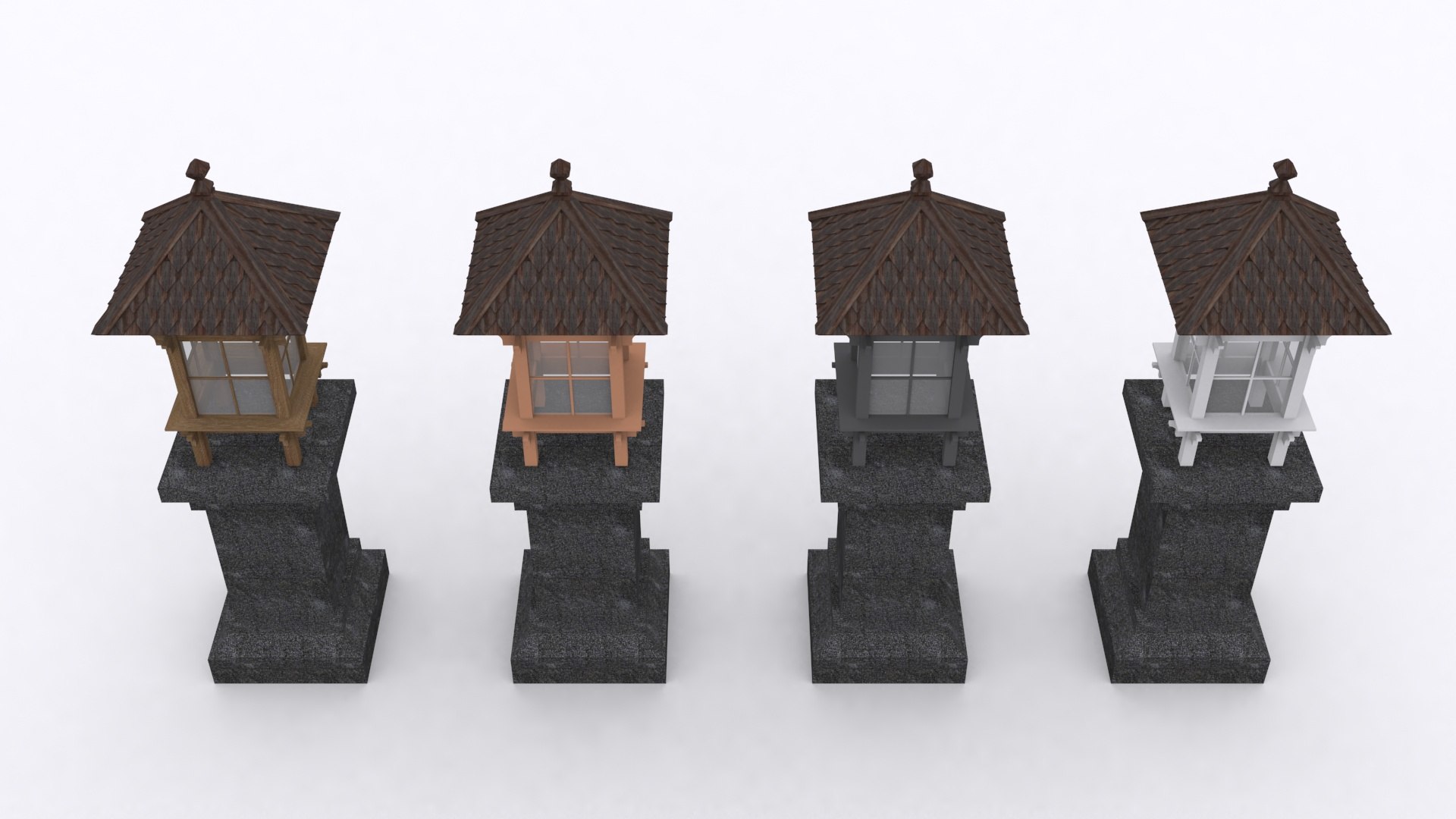 3D Model Traditional Bali Lamp - TurboSquid 2097481