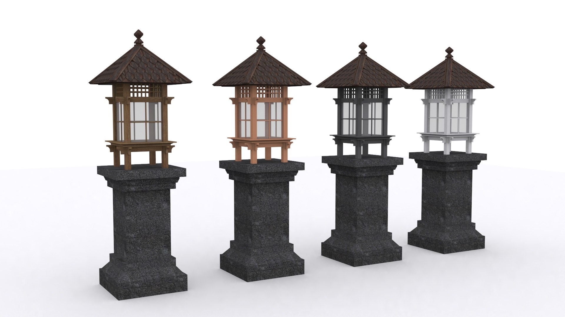 3D Model Traditional Bali Lamp - TurboSquid 2097481