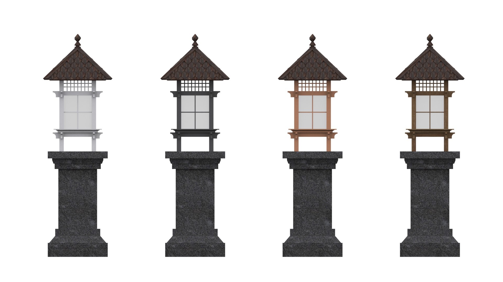 3D Model Traditional Bali Lamp - TurboSquid 2097481