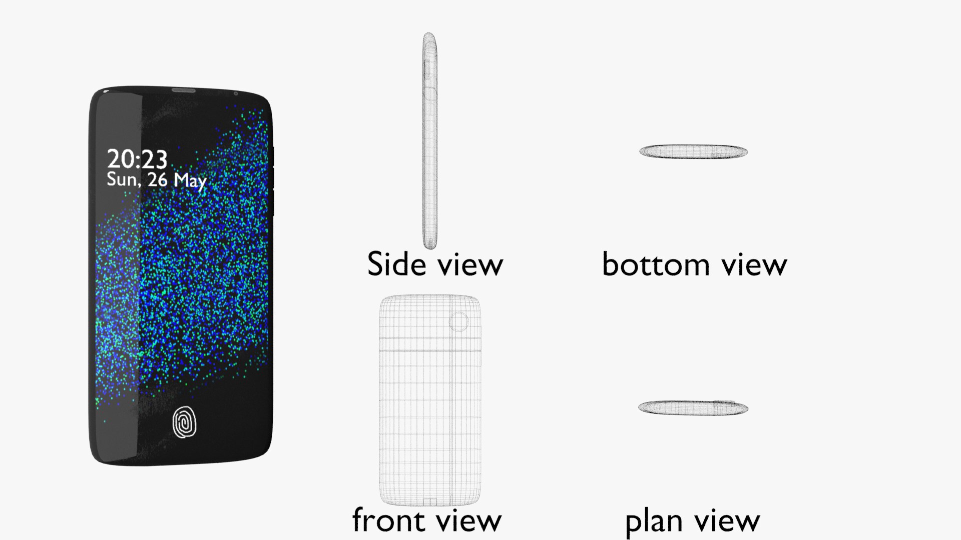 3D Generic Phone model - TurboSquid 1735588