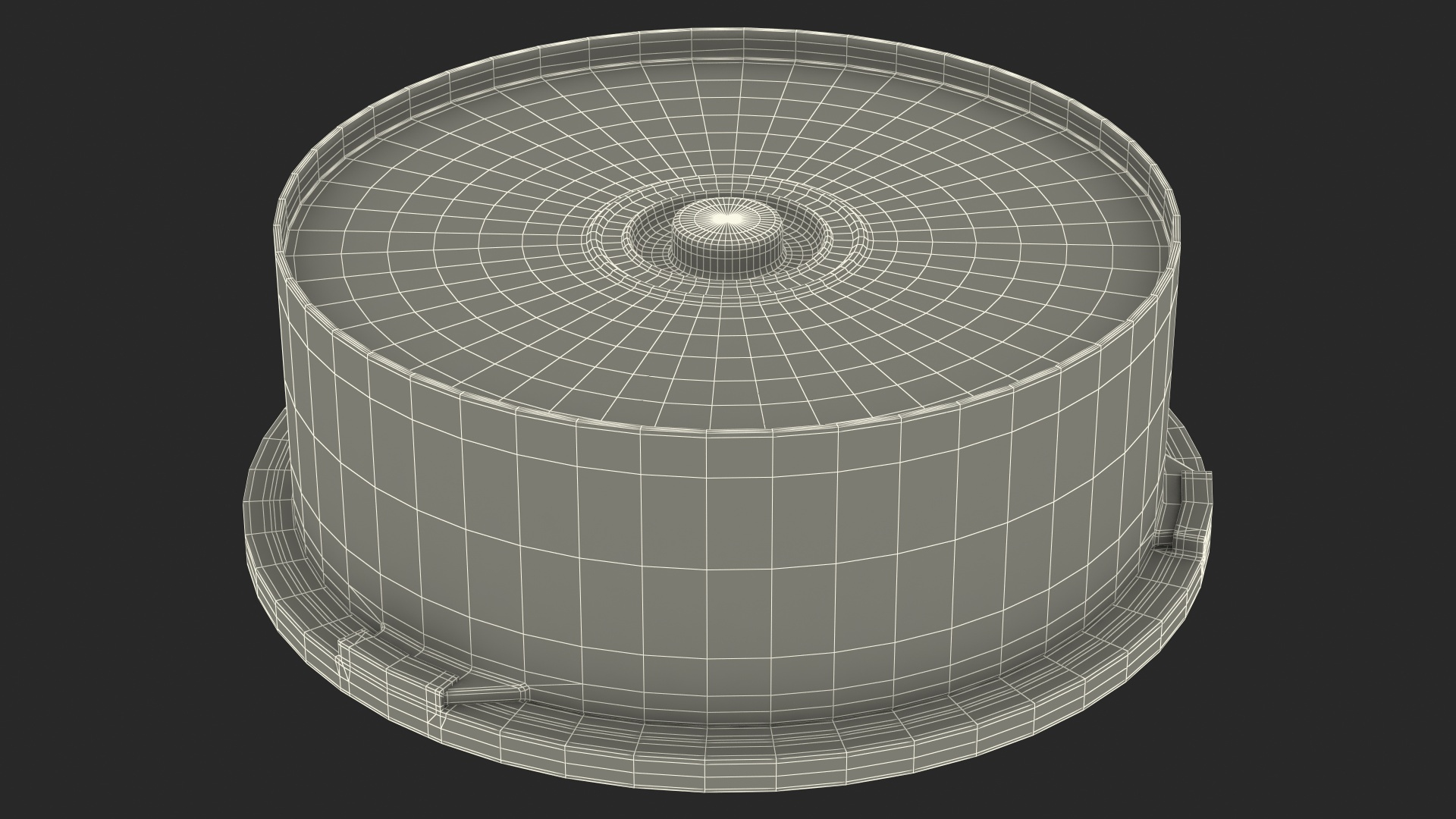 3D Spindle Box Holder For 25 Discs Empty Model - TurboSquid 1830003