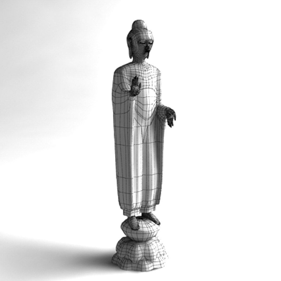 3d Model Buddha Sculpture