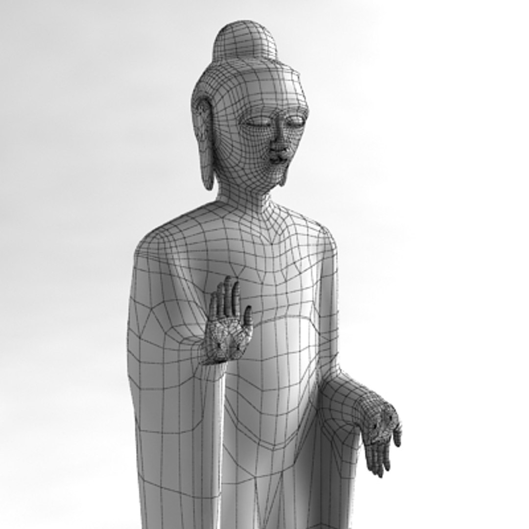 3d Model Buddha Sculpture