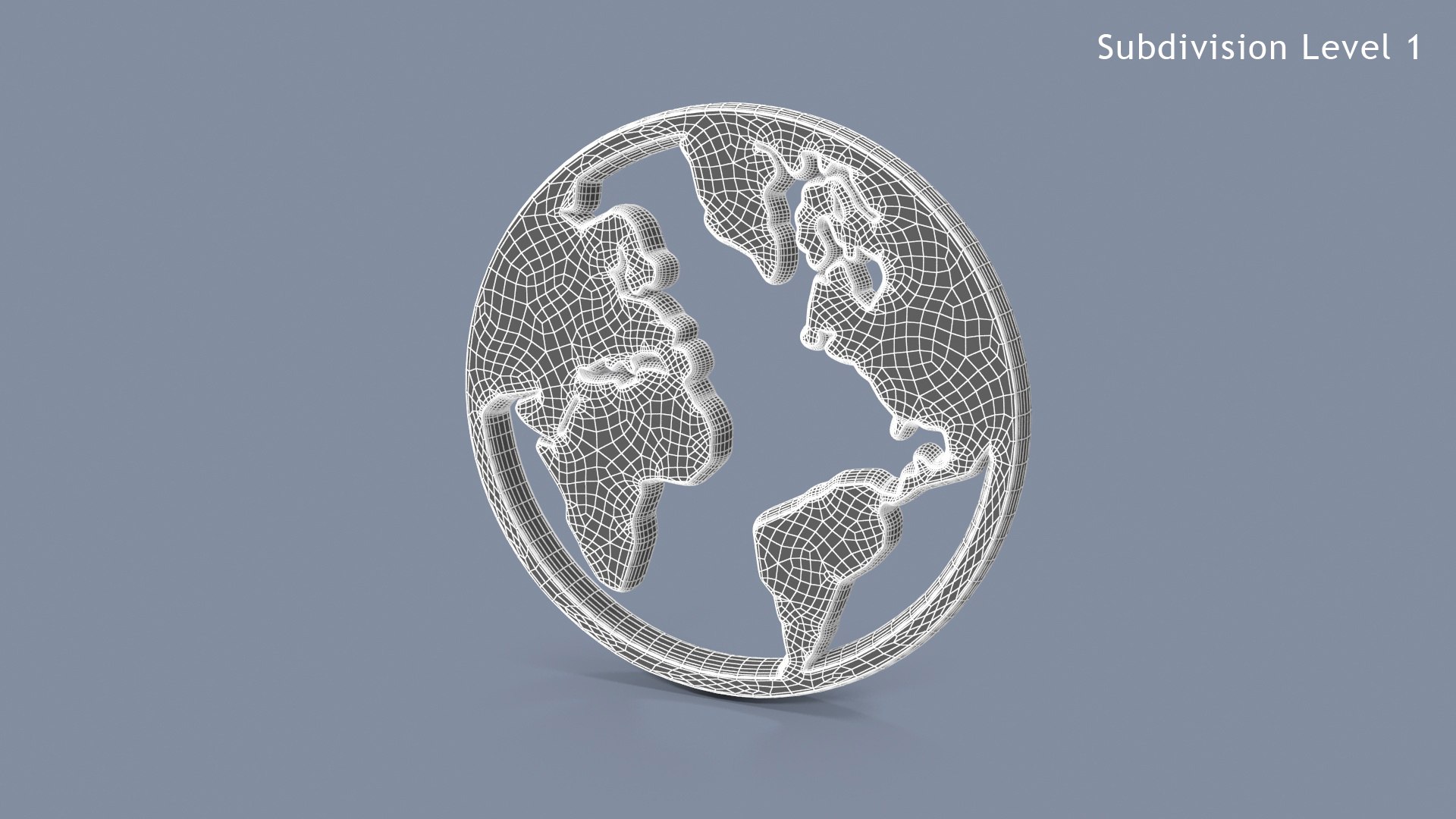 Earth Symbol Gold 3D - TurboSquid 2058749