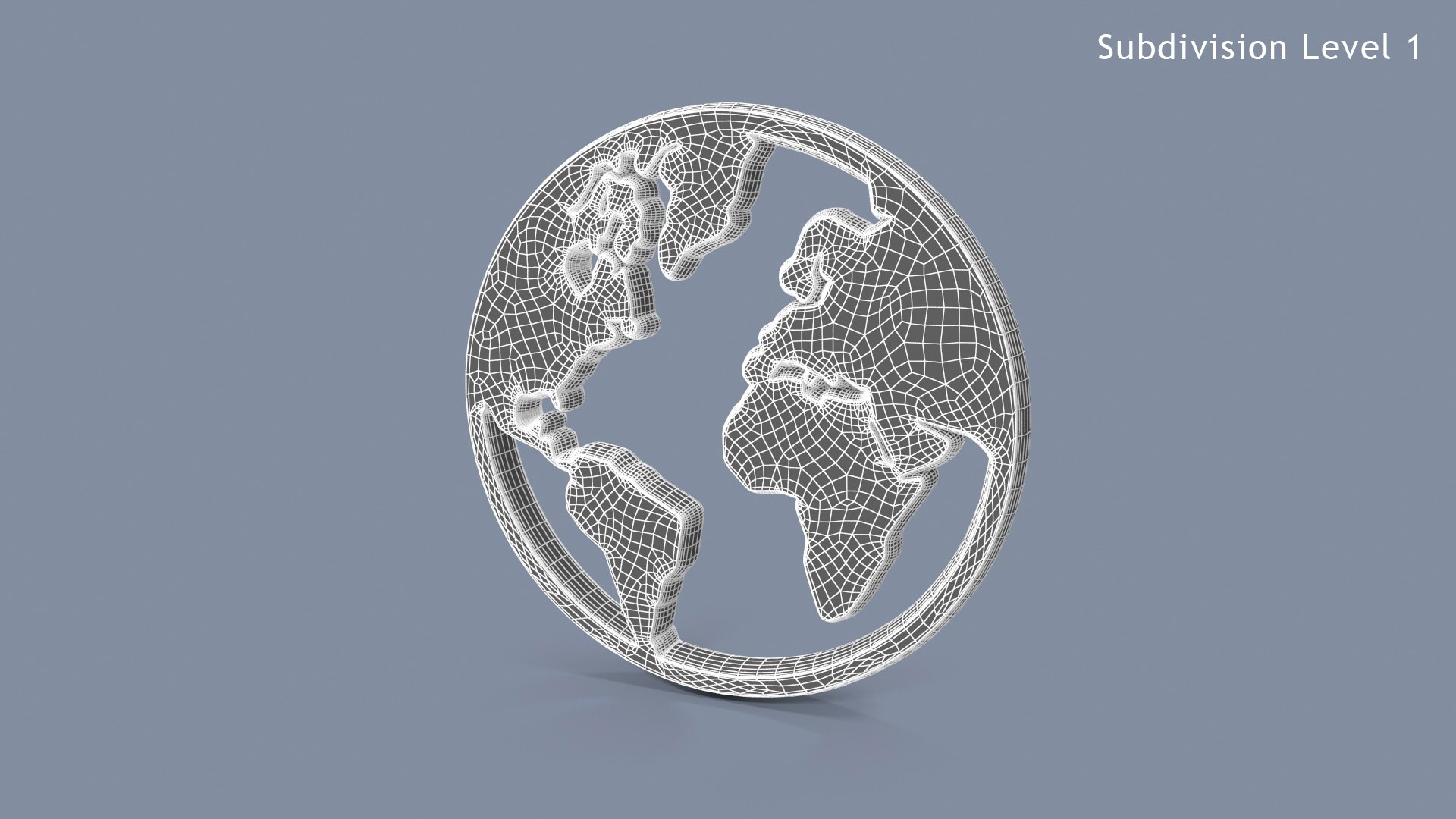 Earth Symbol Gold 3D - TurboSquid 2058749