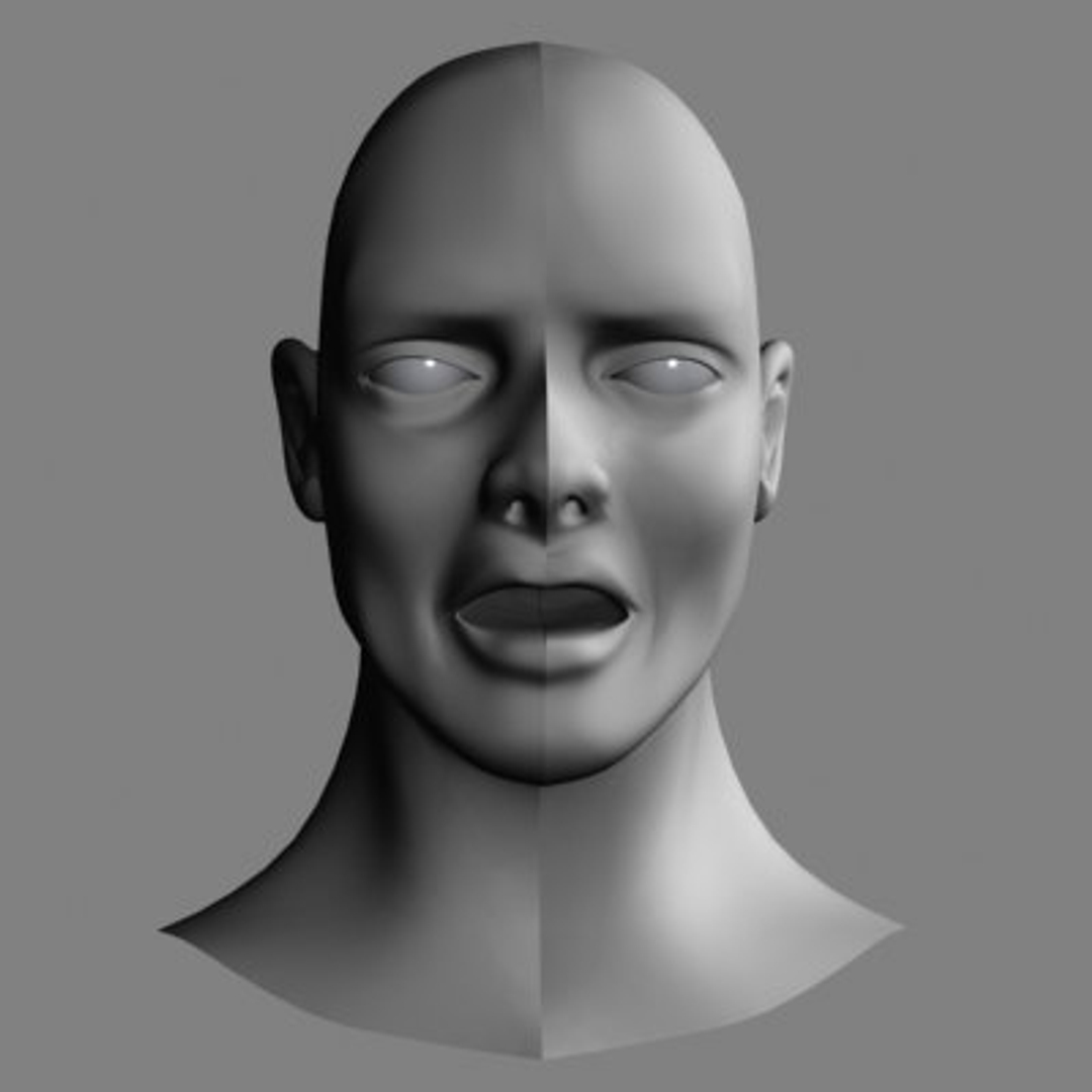 free headbase point modify 3d model