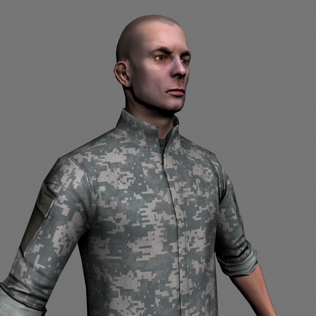 3d Usmc Marine Model