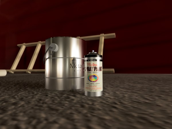 free spray 3d model