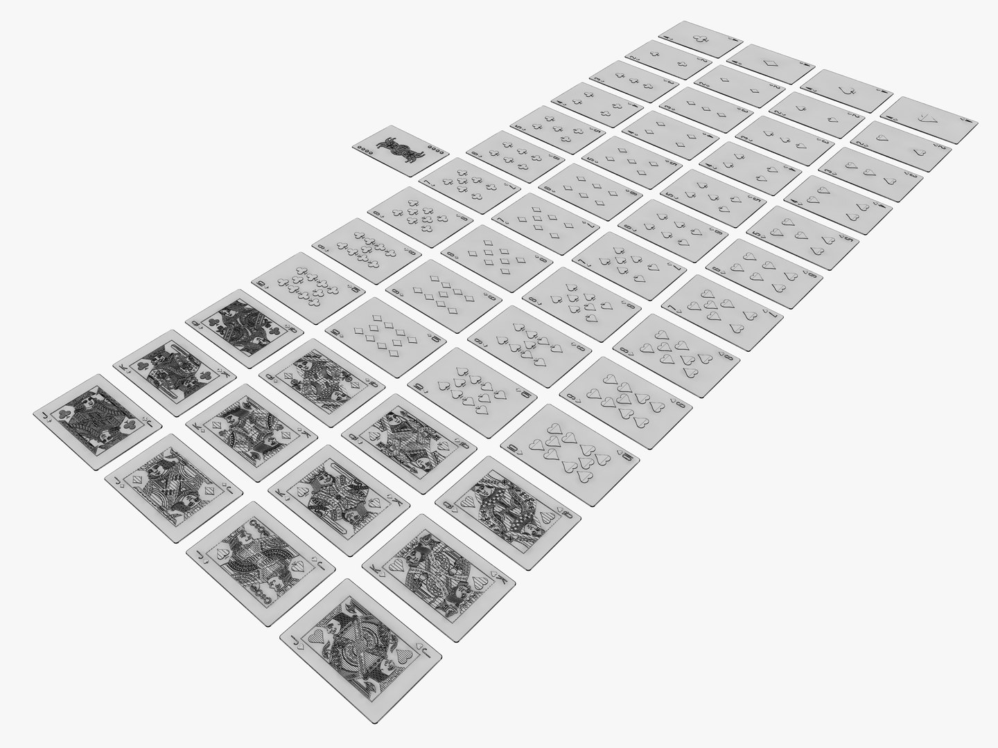 3D Model Playing Cards - TurboSquid 1700962