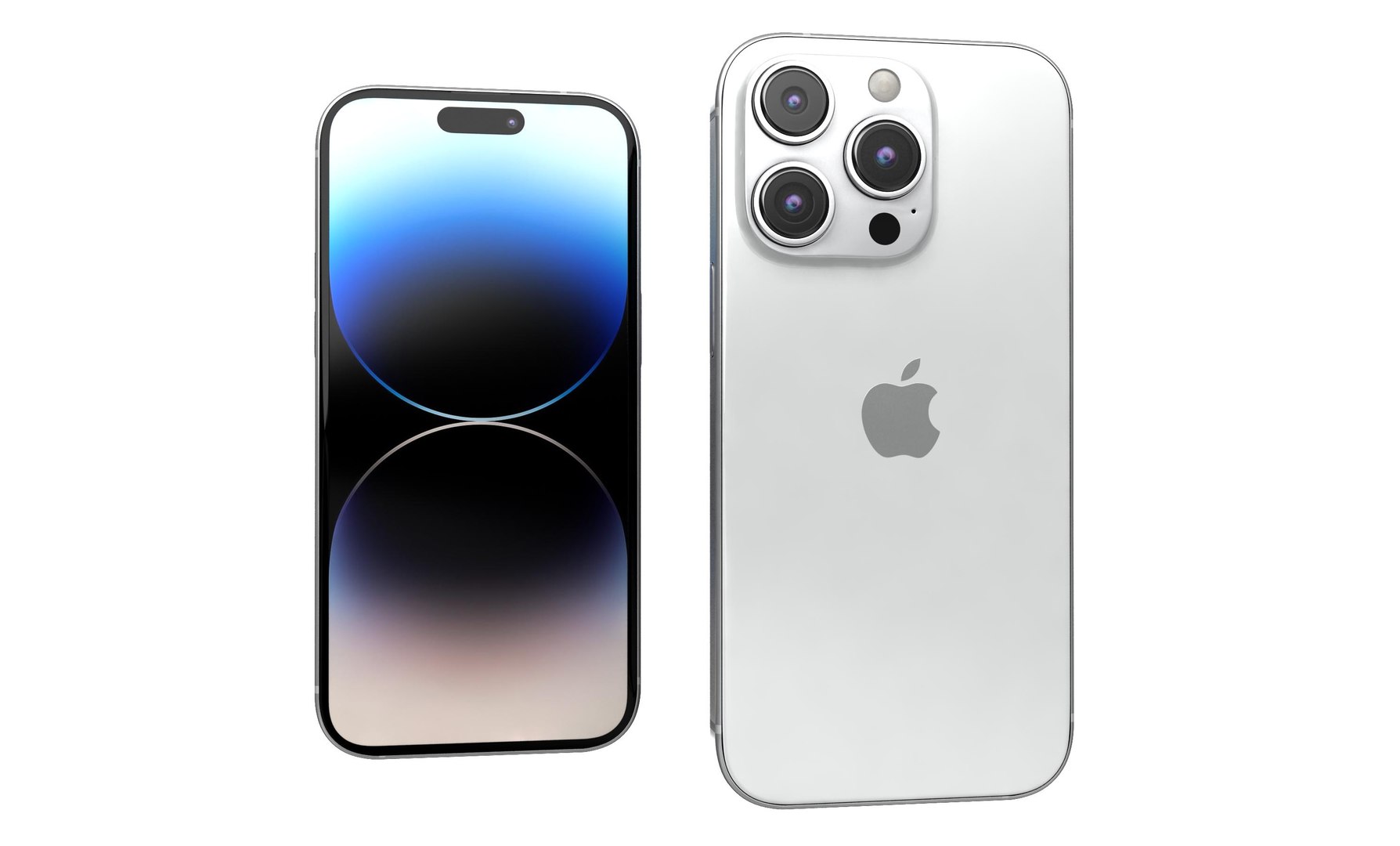 Apple iPhone 14 Pro White 3D model - TurboSquid 1968201