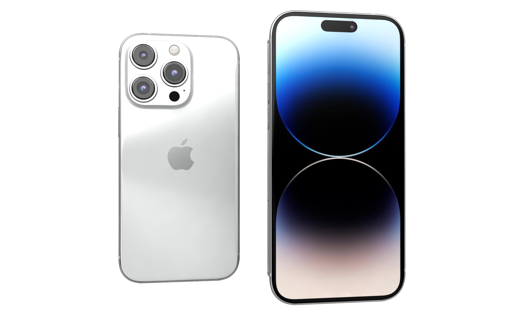 Apple iPhone 14 Pro White 3D model - TurboSquid 1968201