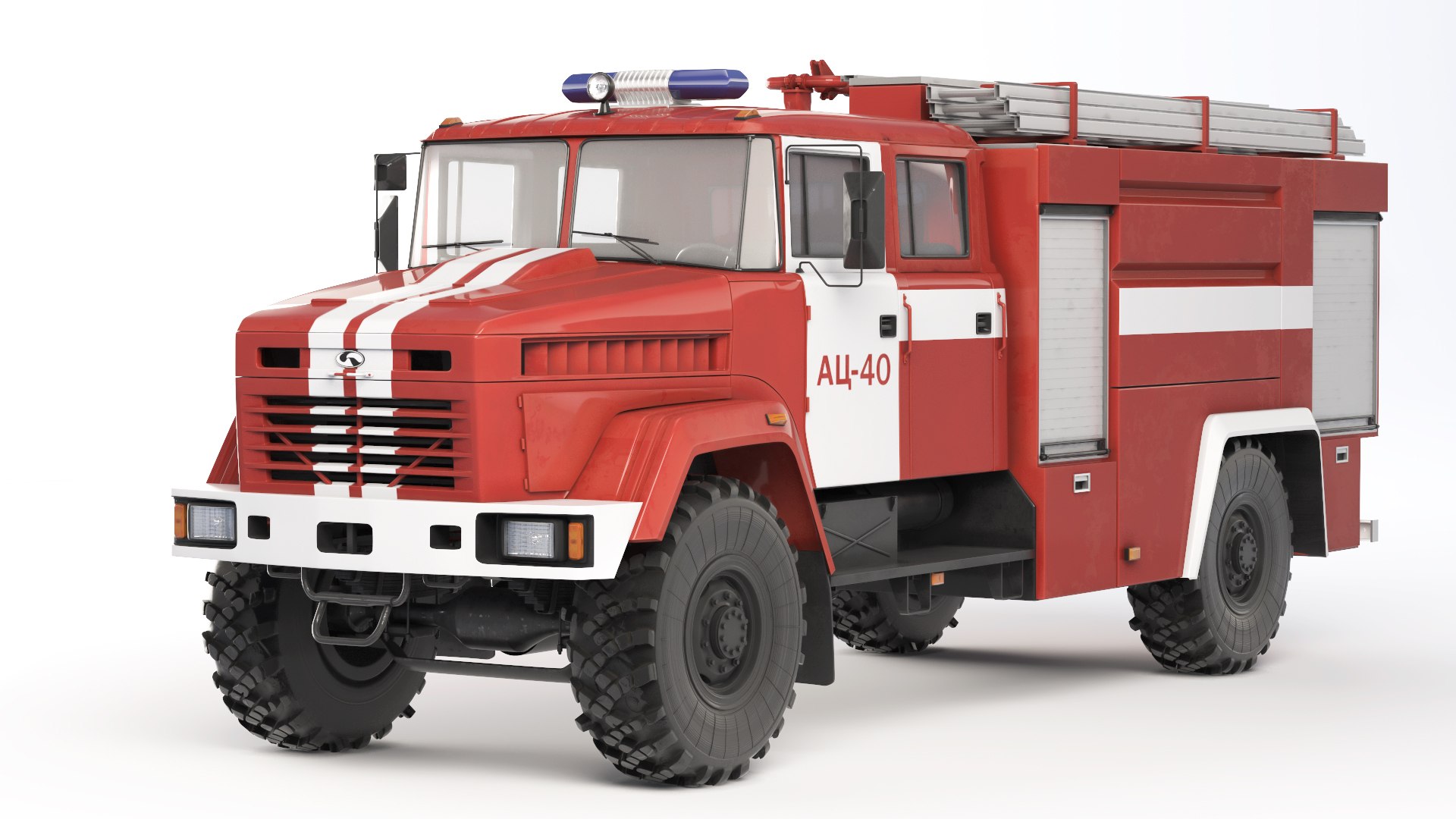 3D KrAZ 5233 NE AC-40 Fire Truck 2013 20 - TurboSquid 1932143