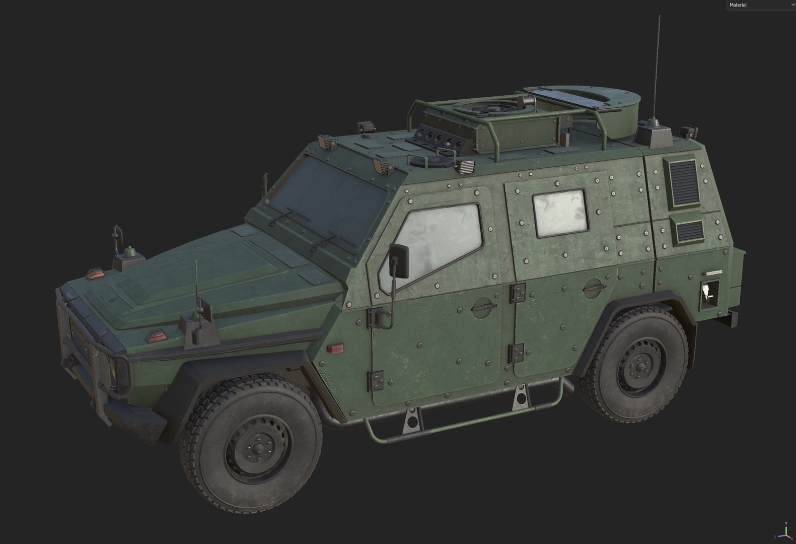 3D LAPV Enok Light Armoured Patrol Vehicle - TurboSquid 2241184