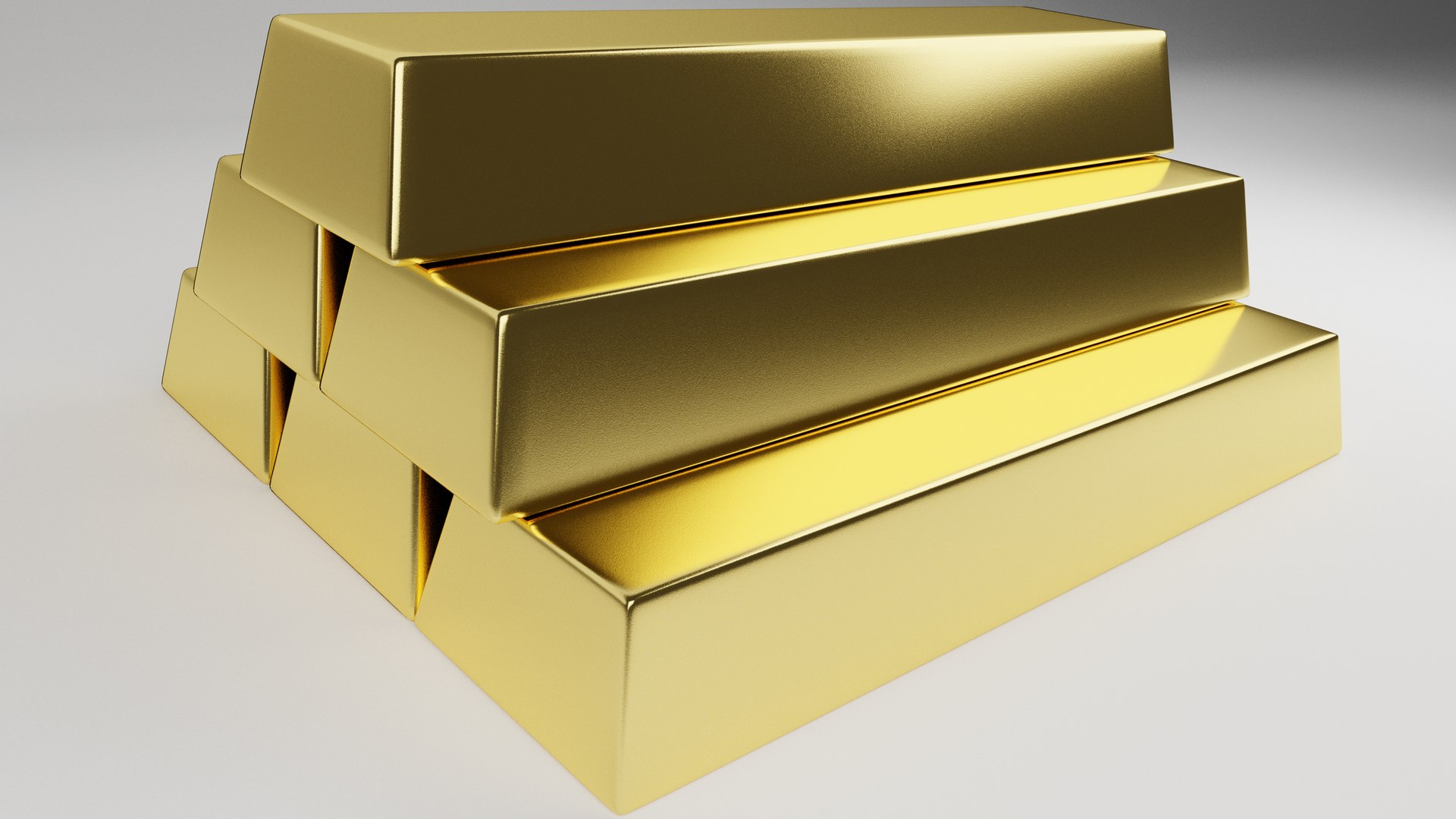 Gold Bar 3D Model - TurboSquid 1327833