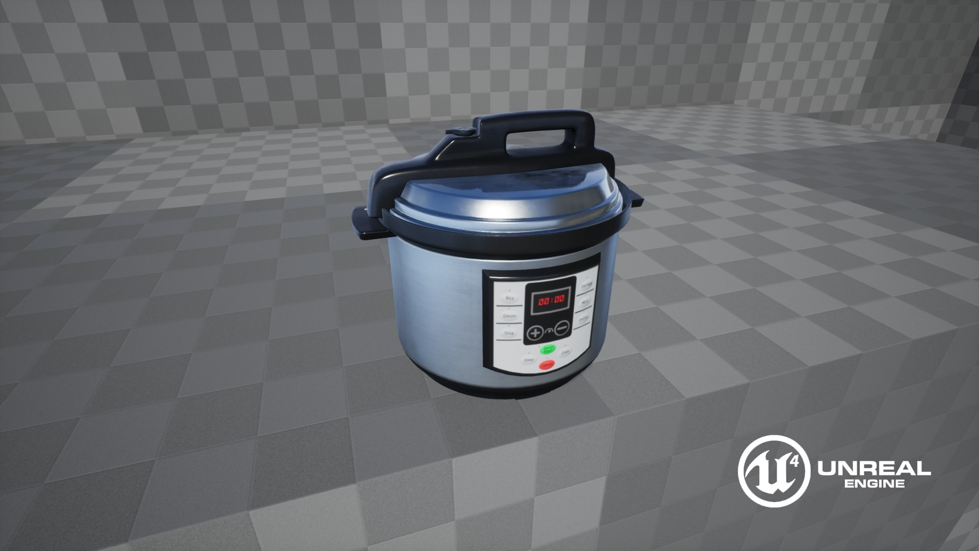 3D Pressure Cooker - TurboSquid 1726899