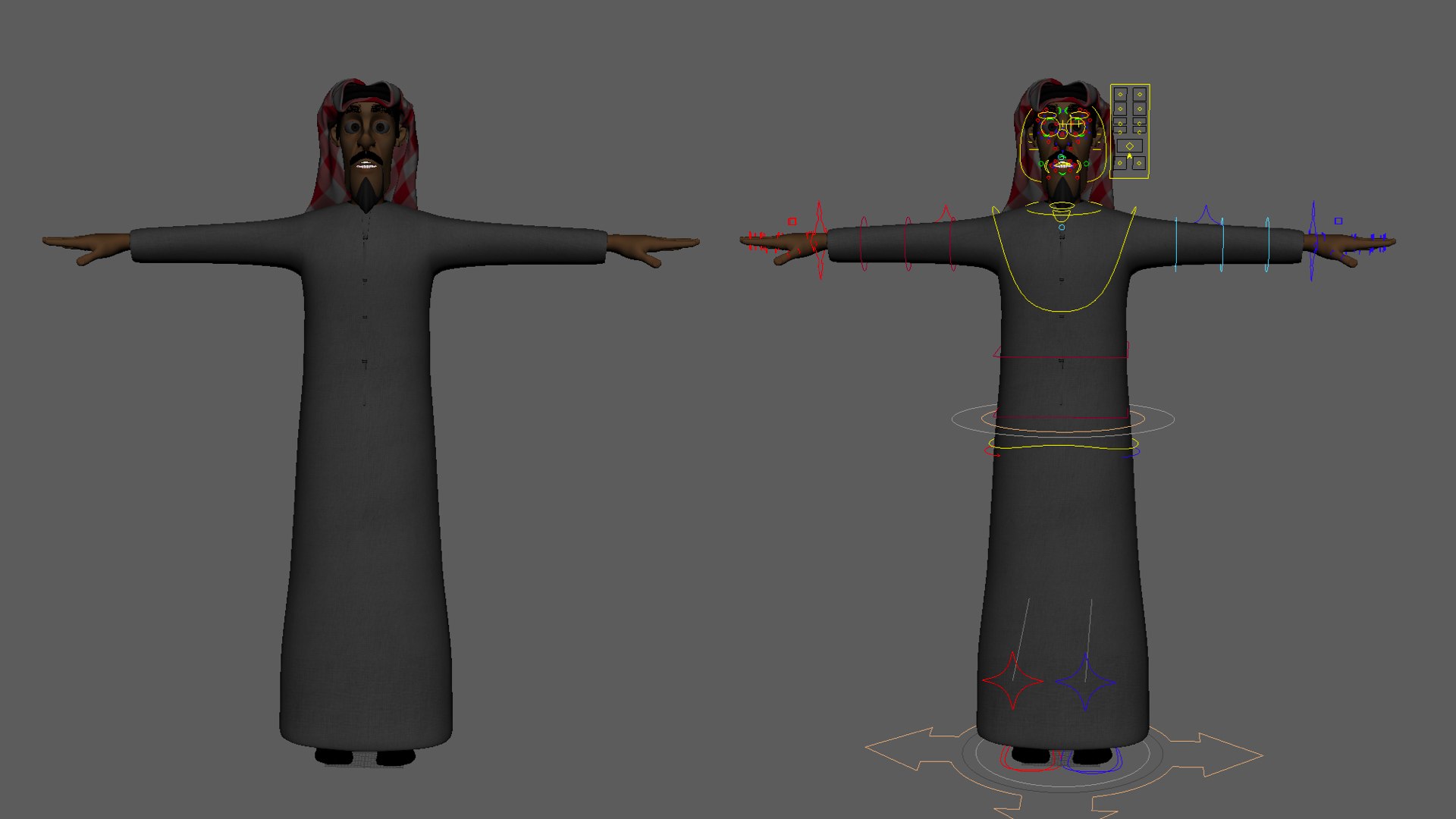 Stylized Ethnic Rigs - Arab 3D Model - TurboSquid 2017198