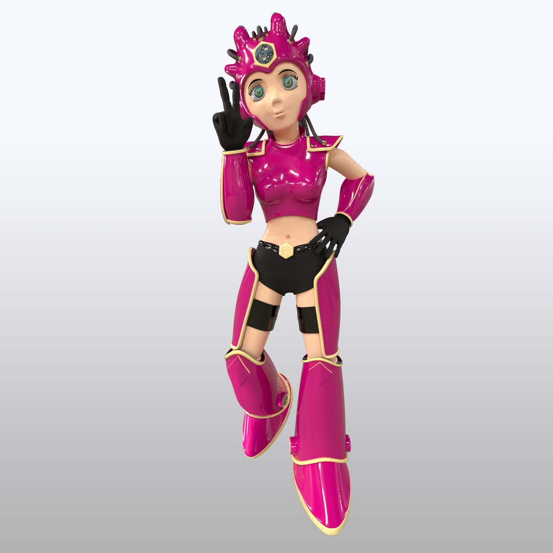 MEGAN - YOUNG ANDROID GIRL Model - TurboSquid 1999150