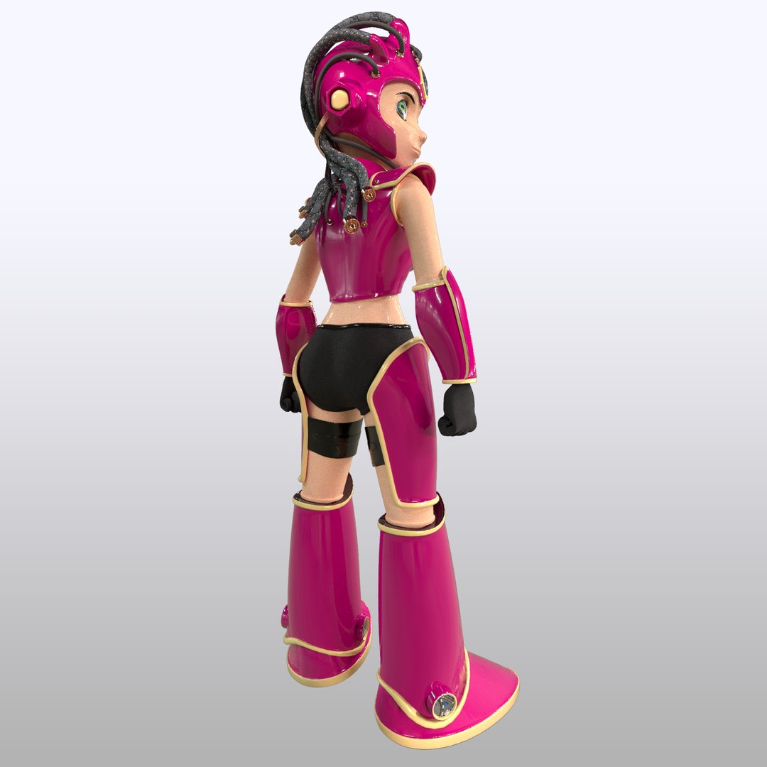 MEGAN - YOUNG ANDROID GIRL Model - TurboSquid 1999150